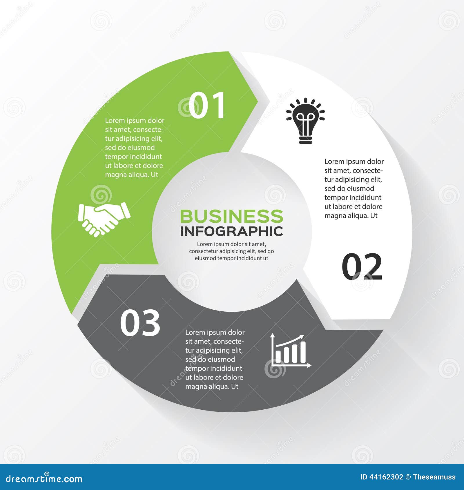 Vector Circle Arrows for Infographic, Diagram. Stock Vector ...