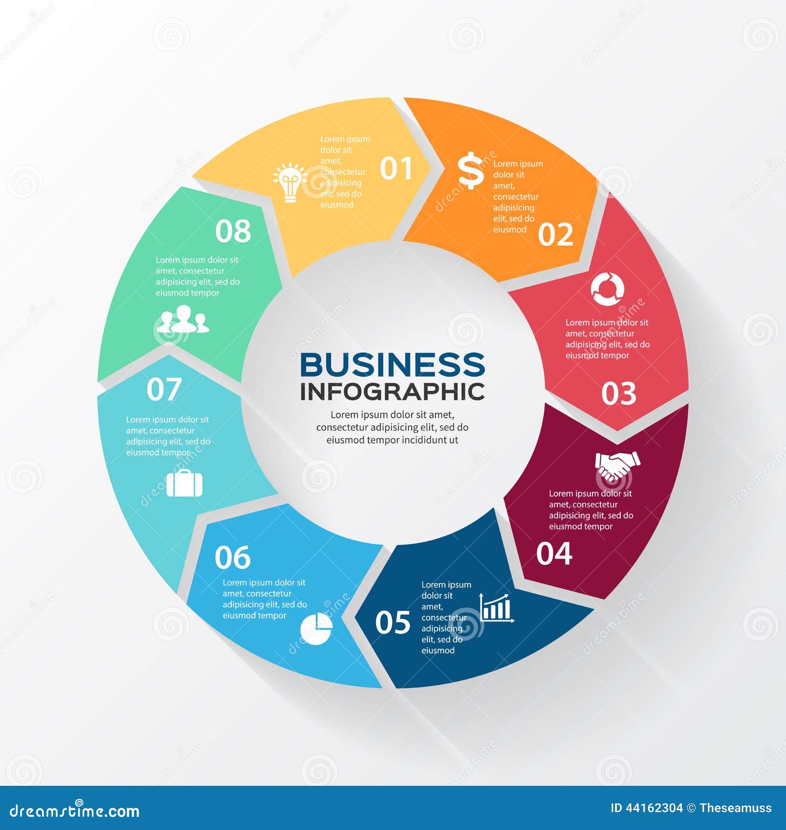 Vector Circle Arrows for Infographic, Diagram. Stock Vector ...