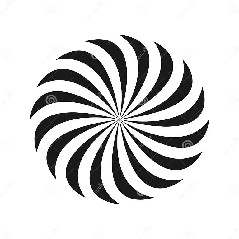 Vector Circle Black Icon.Element for Design. Vector Illustration. Stock ...