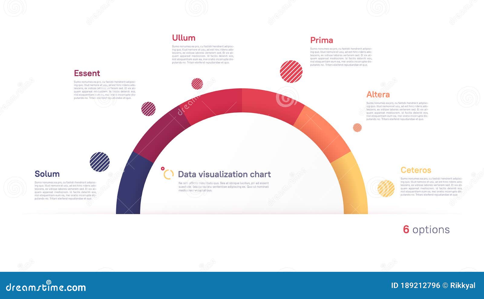 Vector Circle Chart Design, Modern Template for Creating Infographics ...