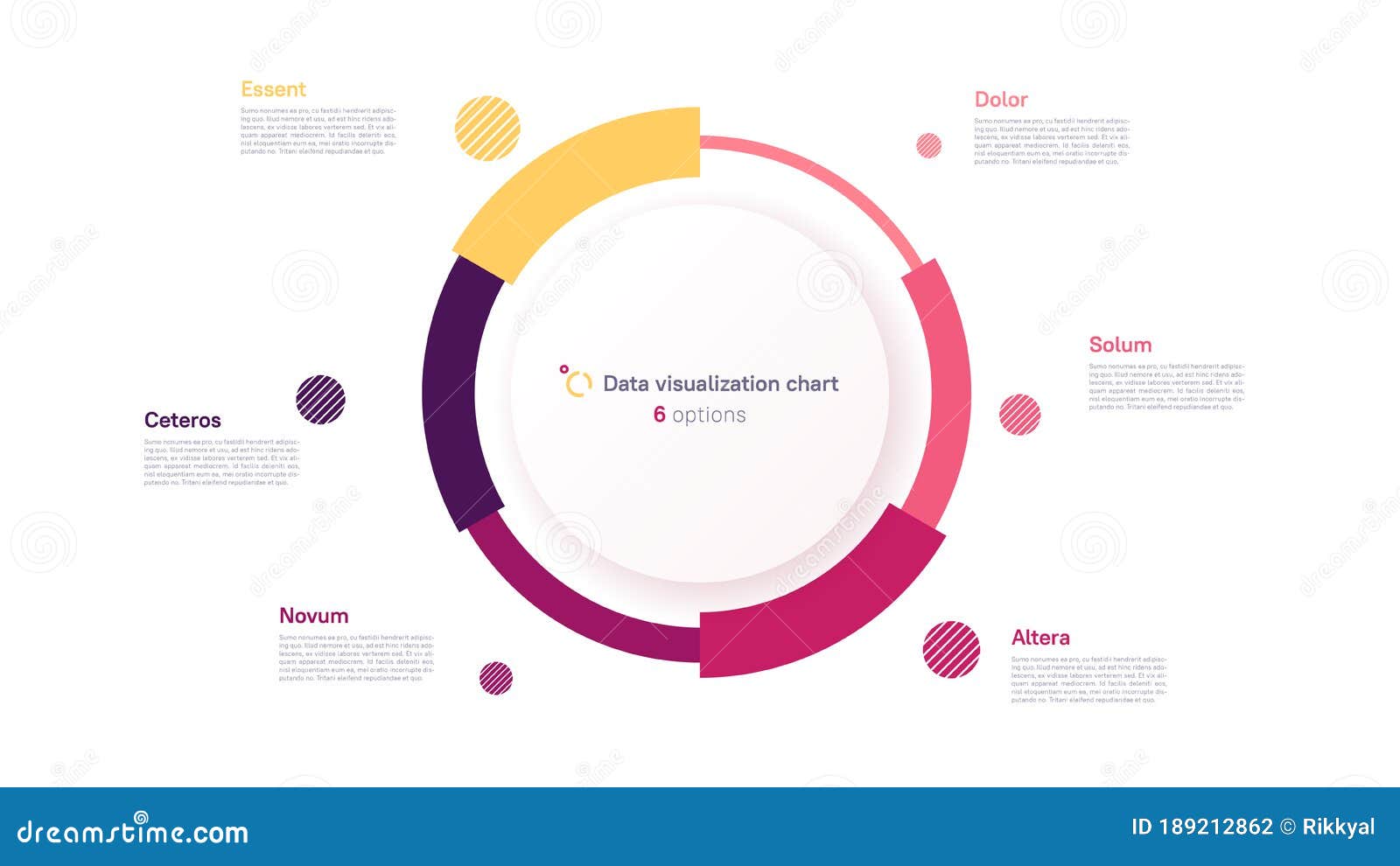 Vector Circle Chart Design, Modern Template for Creating Infographics ...