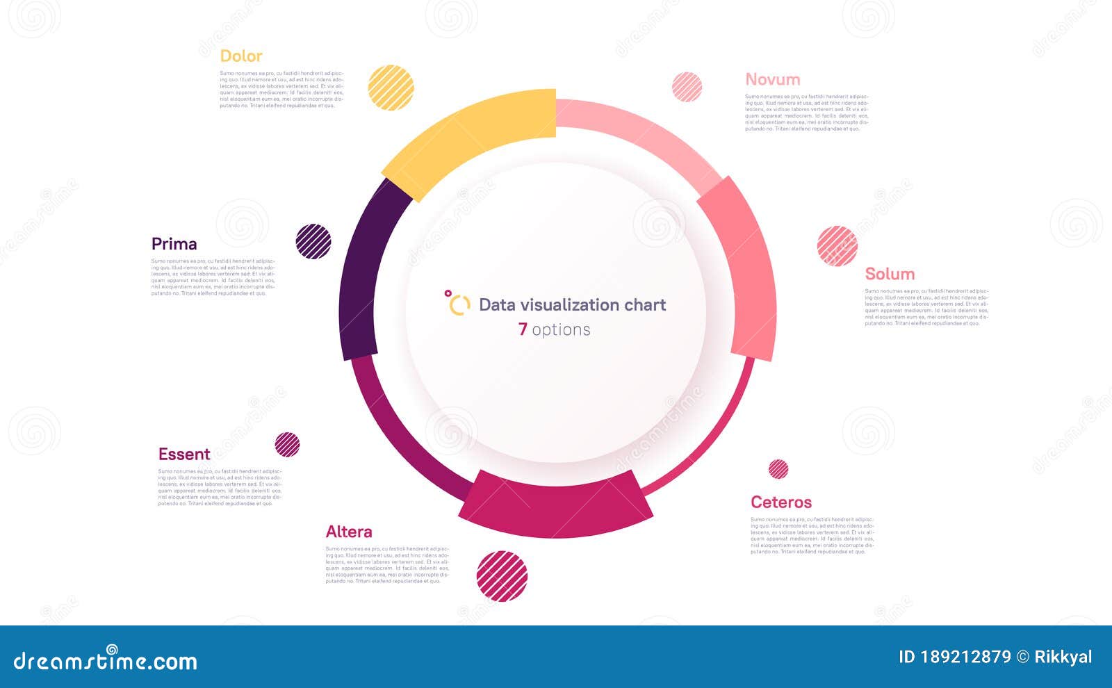 Vector Circle Chart Design, Modern Template for Creating Infographics ...