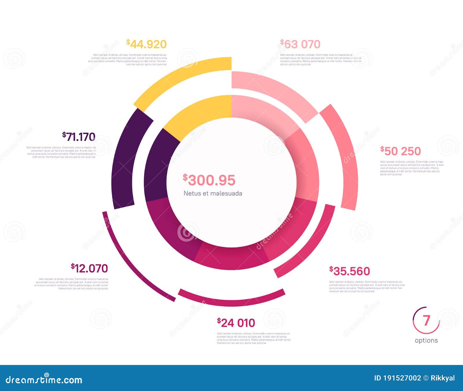 Vector Circle Chart Design, Modern Template for Creating Infographics ... Vector Circle Chart Design, Modern Template for Creating Infographics ...