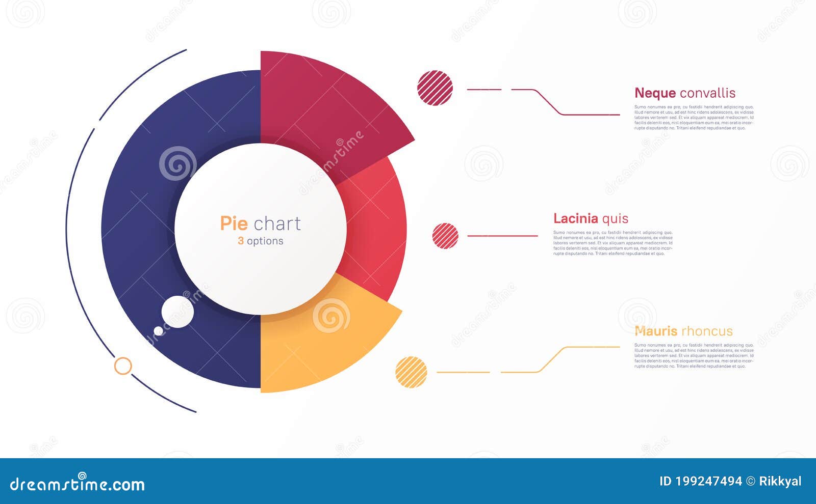 Vector Circle Chart Design, Modern Template for Creating Infographics ...