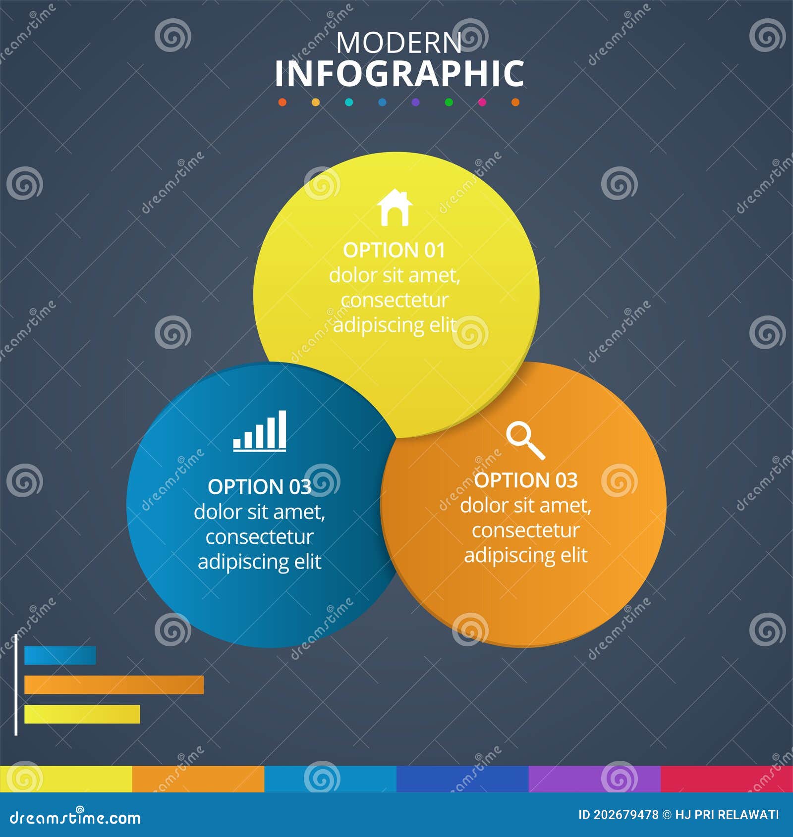 Vector Circle Chart Template for Infographics Stock Vector ...