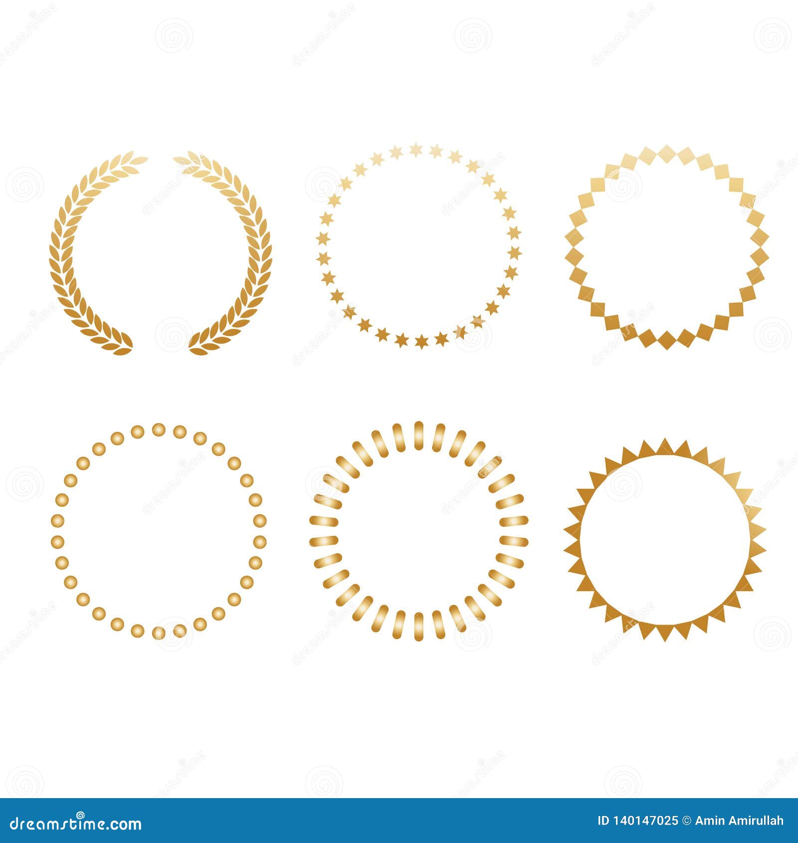 Vector Circle Clip Art Illustration and Promotional Discount Vector ...