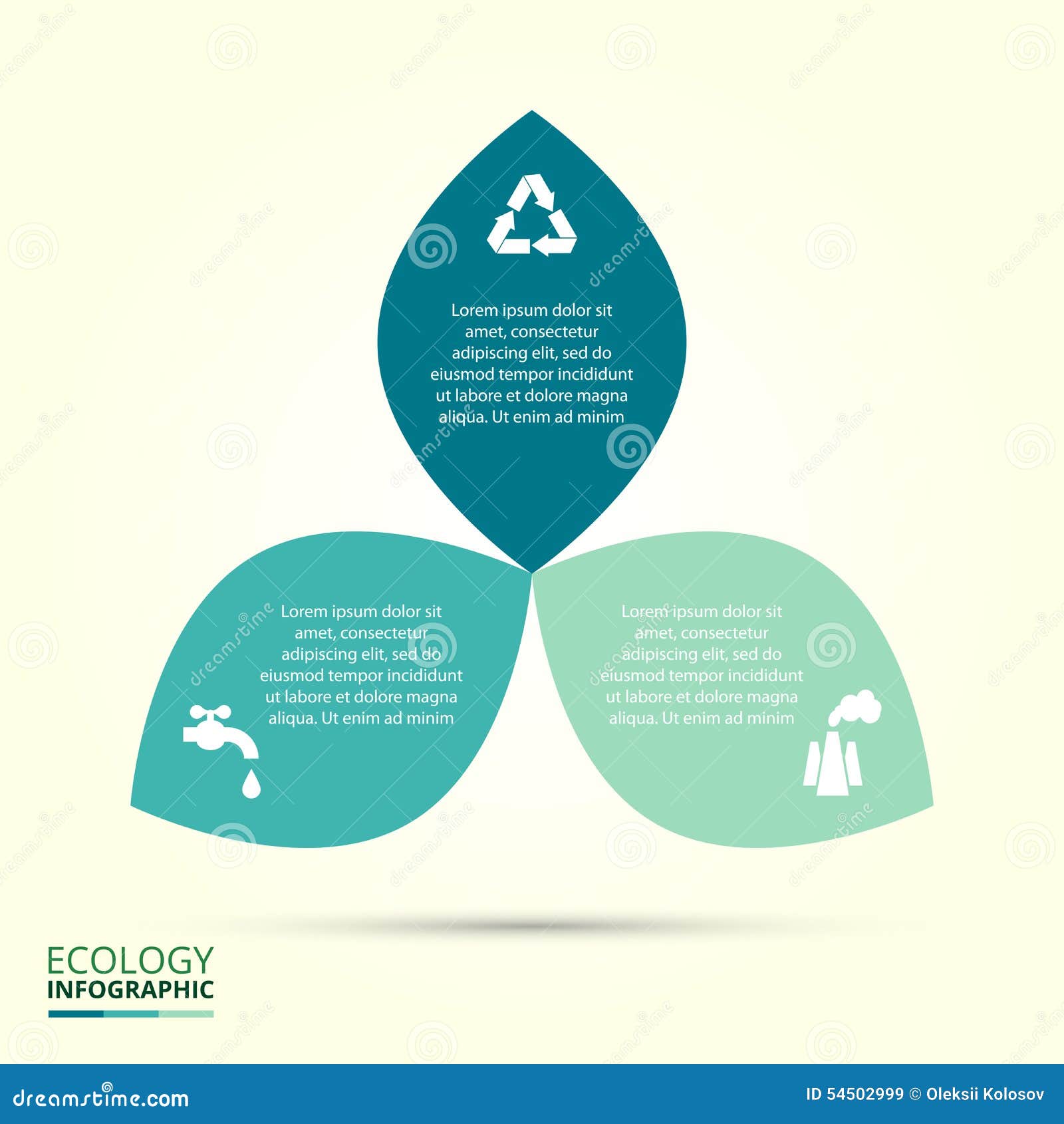 Vector Circle Eco Infographic. Stock Vector - Illustration of ...