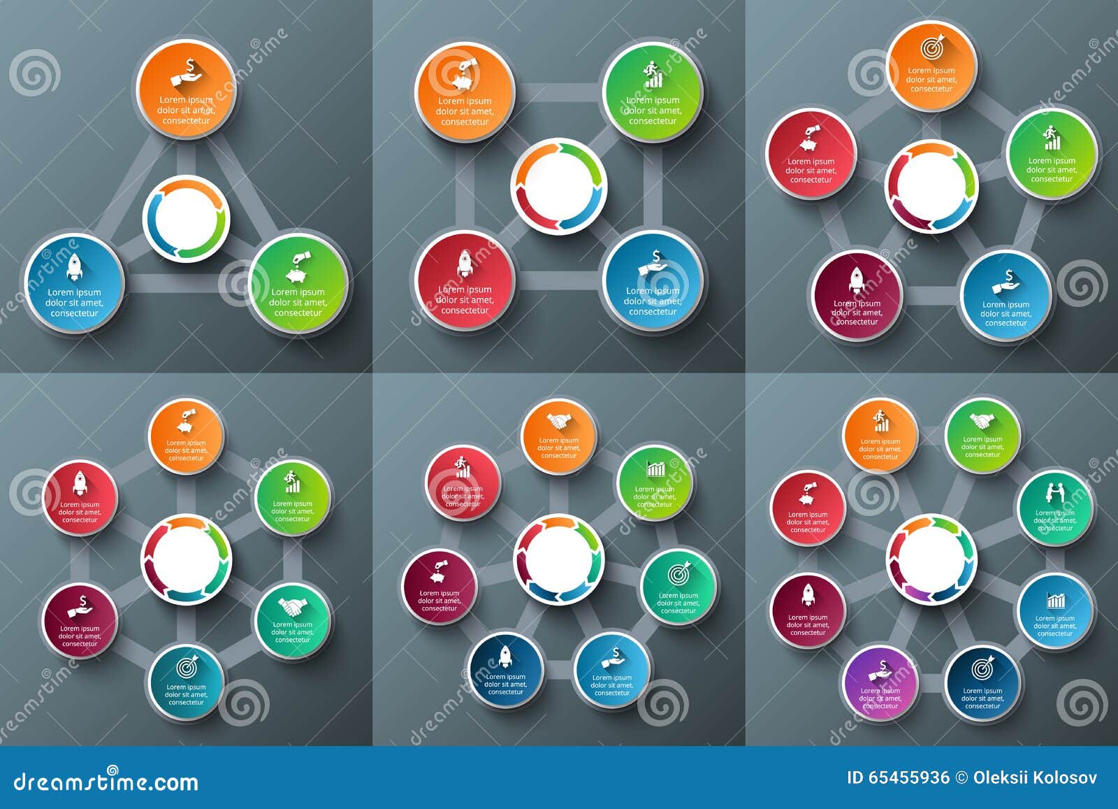 Vector Circle Element for Infographic. Stock Vector - Illustration of ...