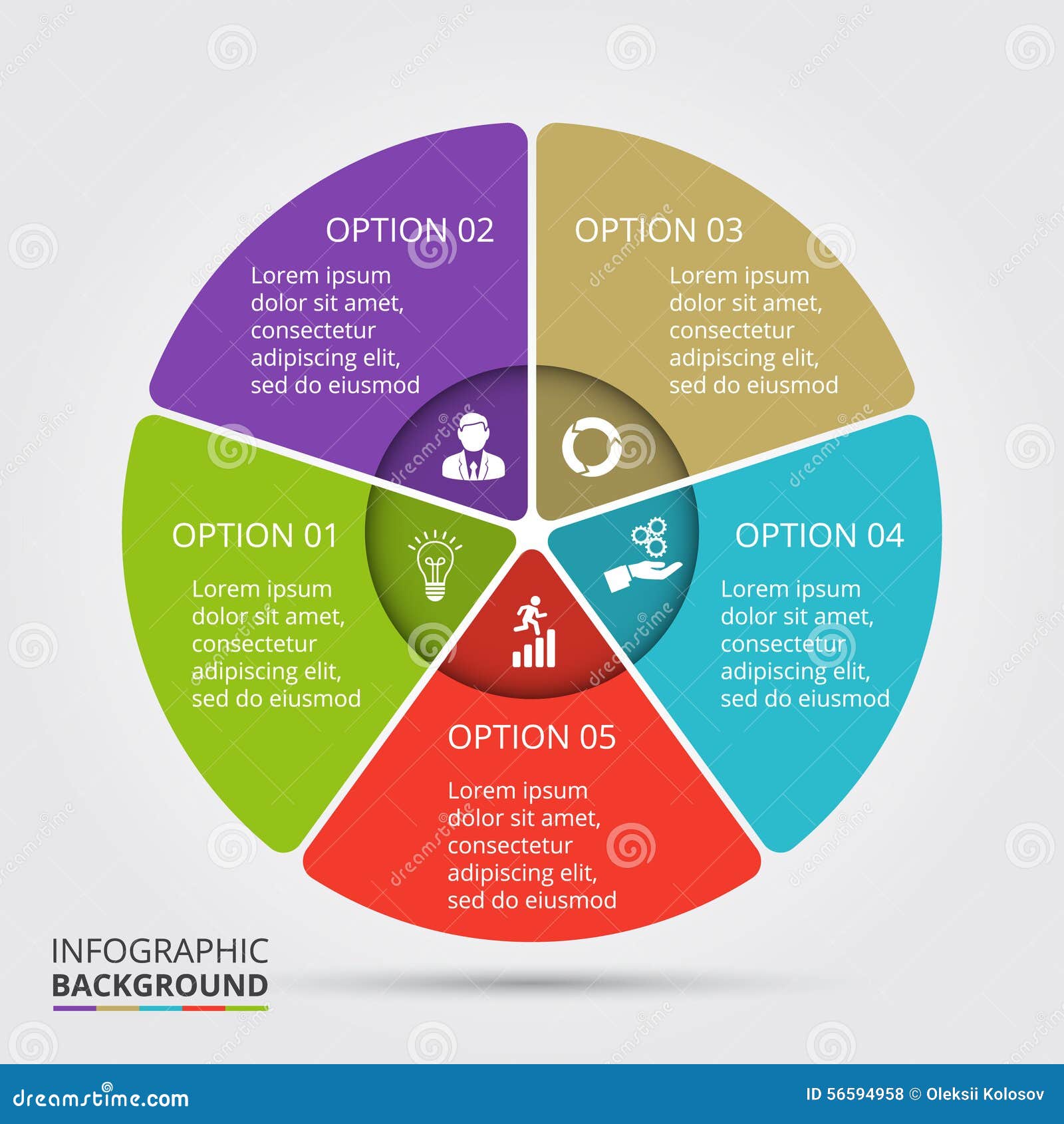 Vector Circle Element for Infographic. Stock Vector - Illustration of ...