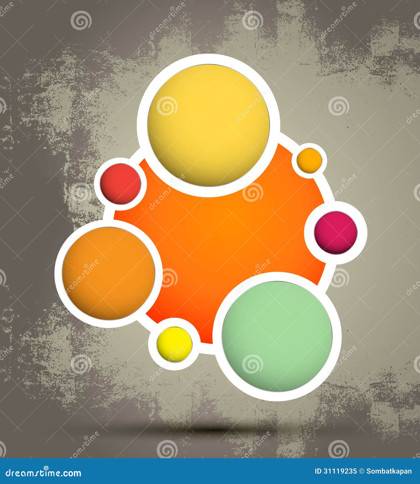 Vector circle group stock vector. Illustration of design - 31119235