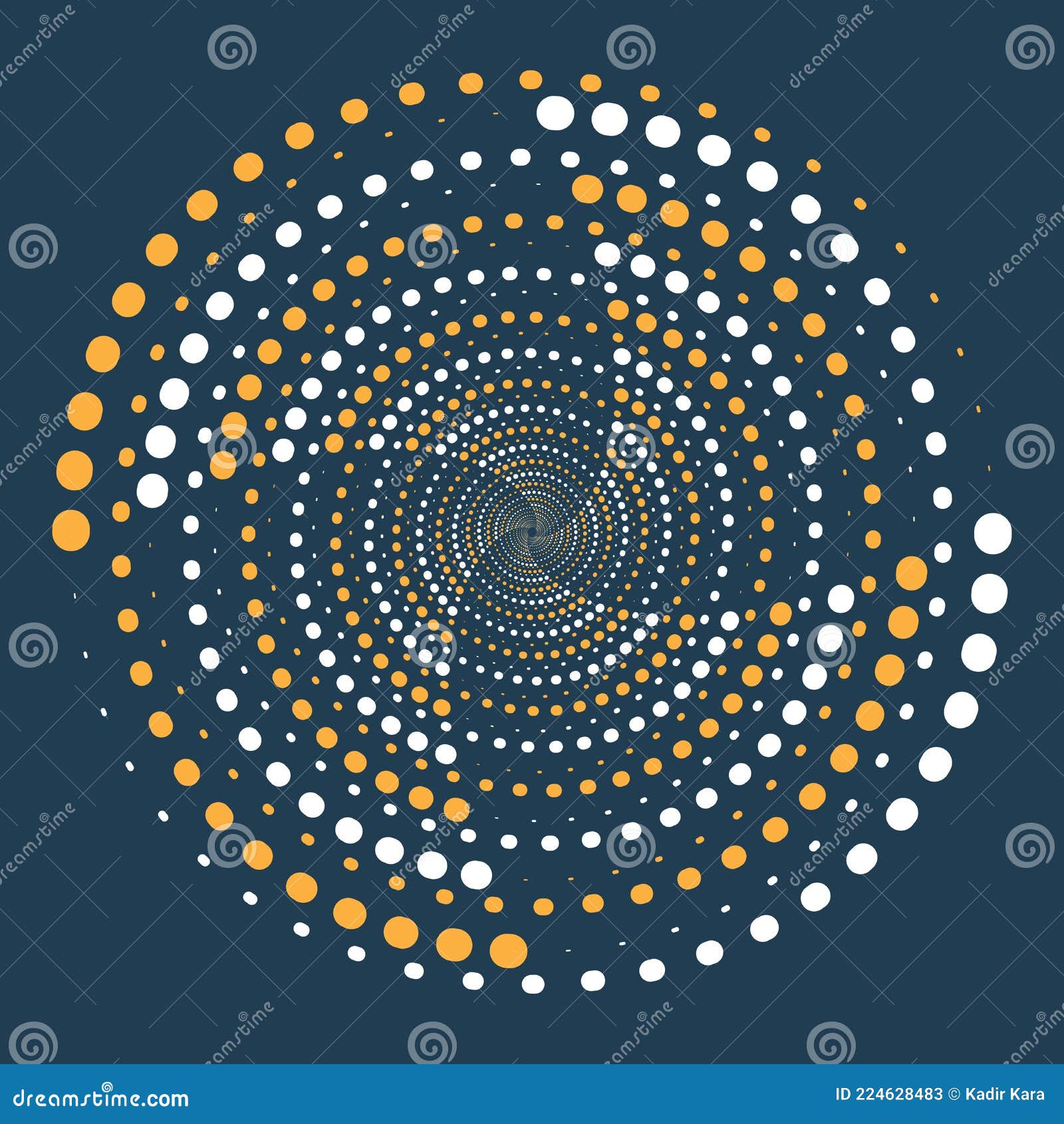 Glowing Halftone Dots Circle, Auxiliary Graphic Elements for Designs ...