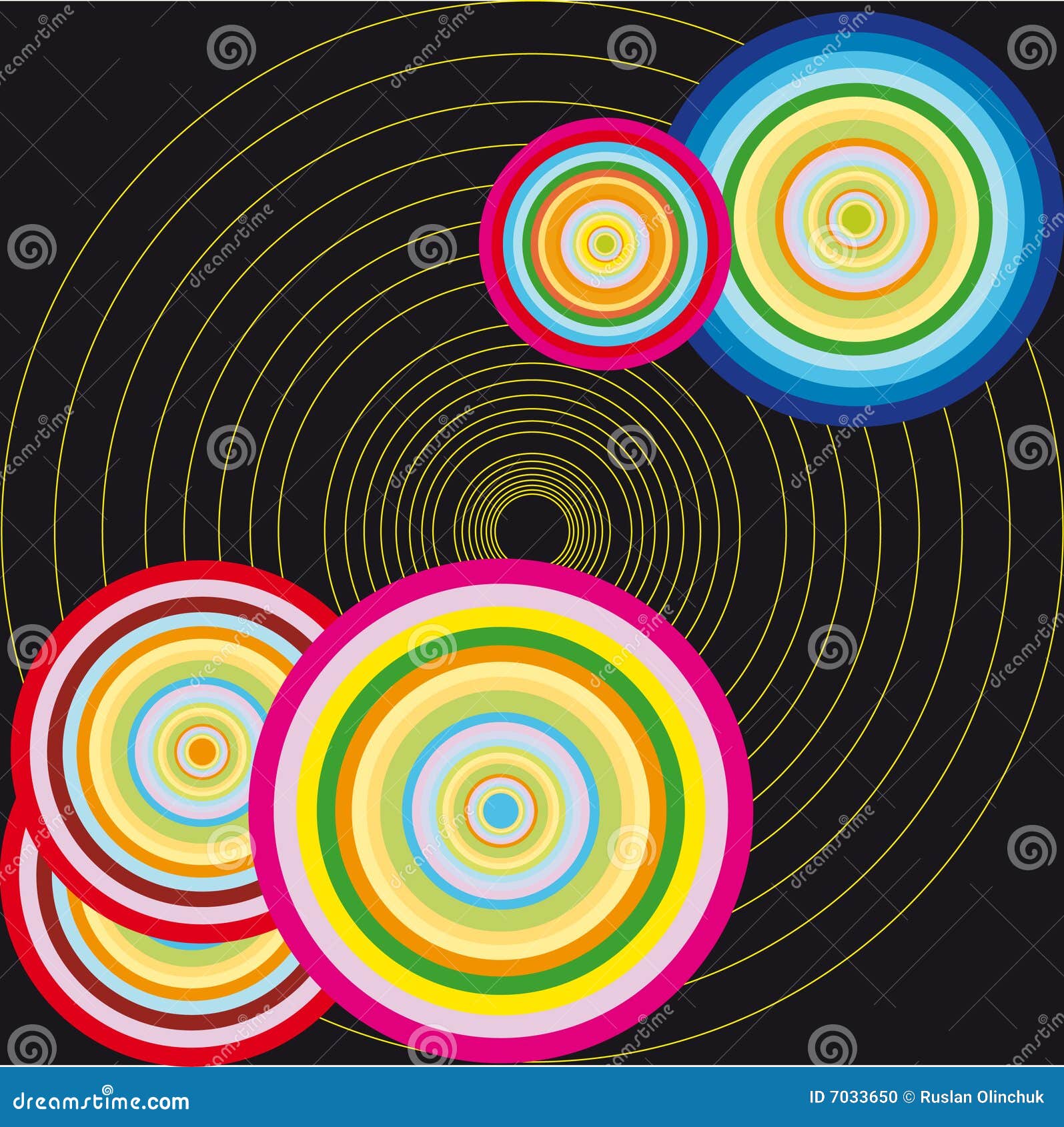 Vector circle illustration stock vector. Illustration of isolated - 7033650