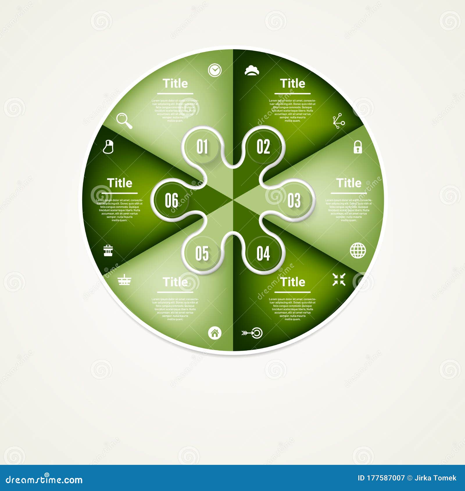 Vector Circle Info Graphic. Template for Diagram, Graph, Presentation ...