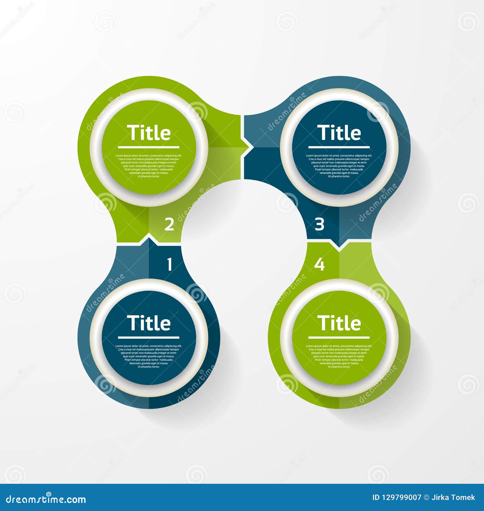 Vector Circle Infographic. Template for Cycle Diagram, Graph ...
