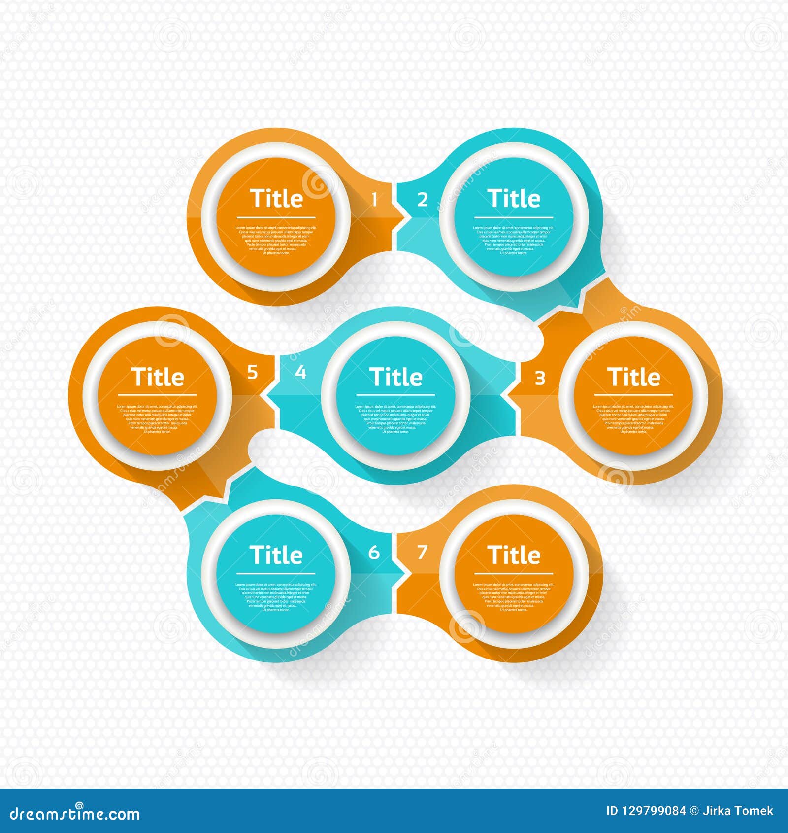Vector Circle Infographic. Template for Cycle Diagram, Graph ...