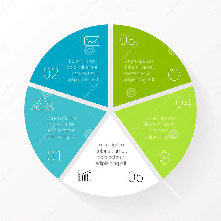 Vector Circle Infographic. Template for Cycle Stock Vector ...
