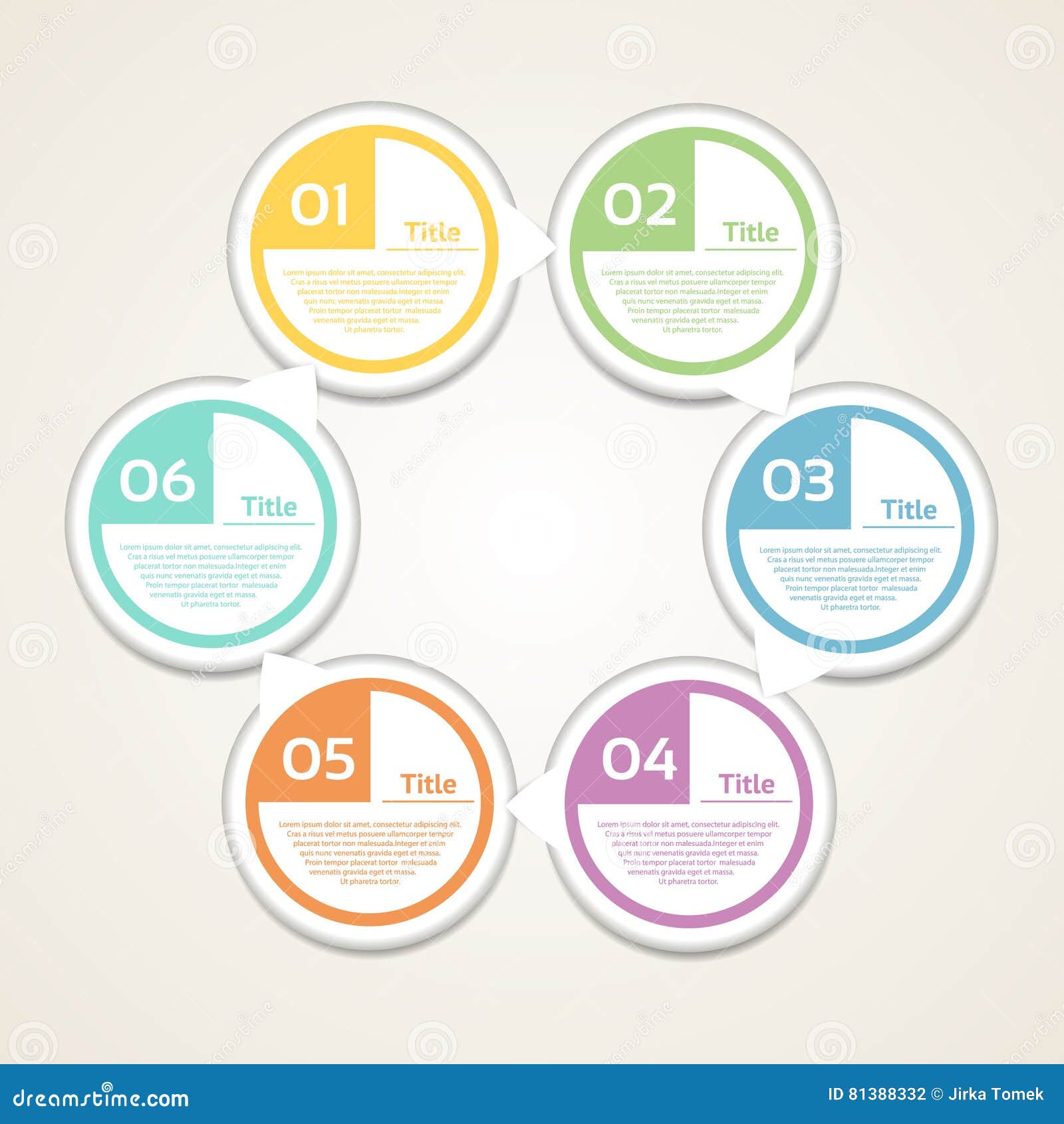 Diagram Cyclic Process, Business Infographic 3 Positions Vector ...
