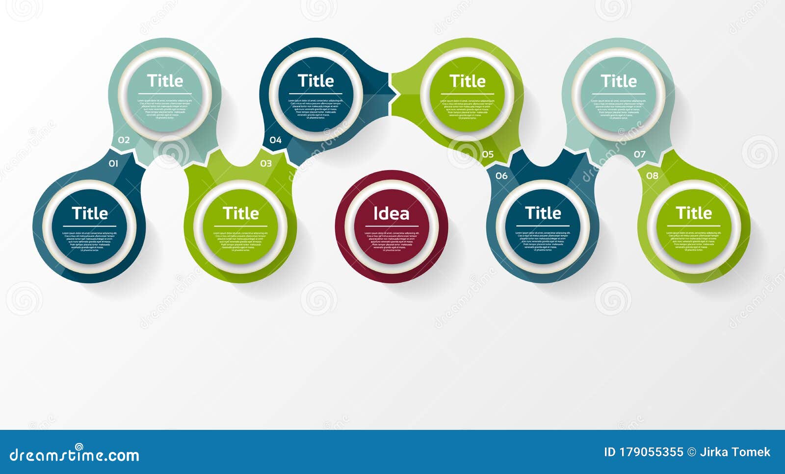 Circle Infographic 8 Numbers Stock Illustrations – 99 Circle ...