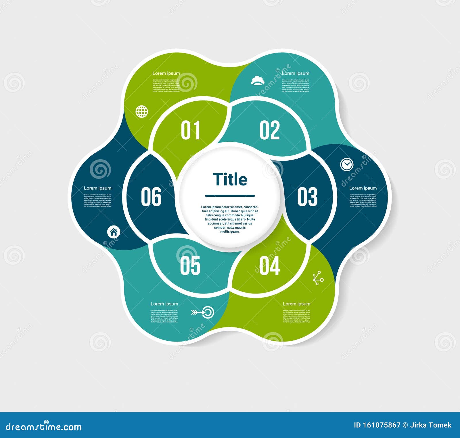 Vector Circle Infographic. Template for Diagram, Graph, Presentation ...