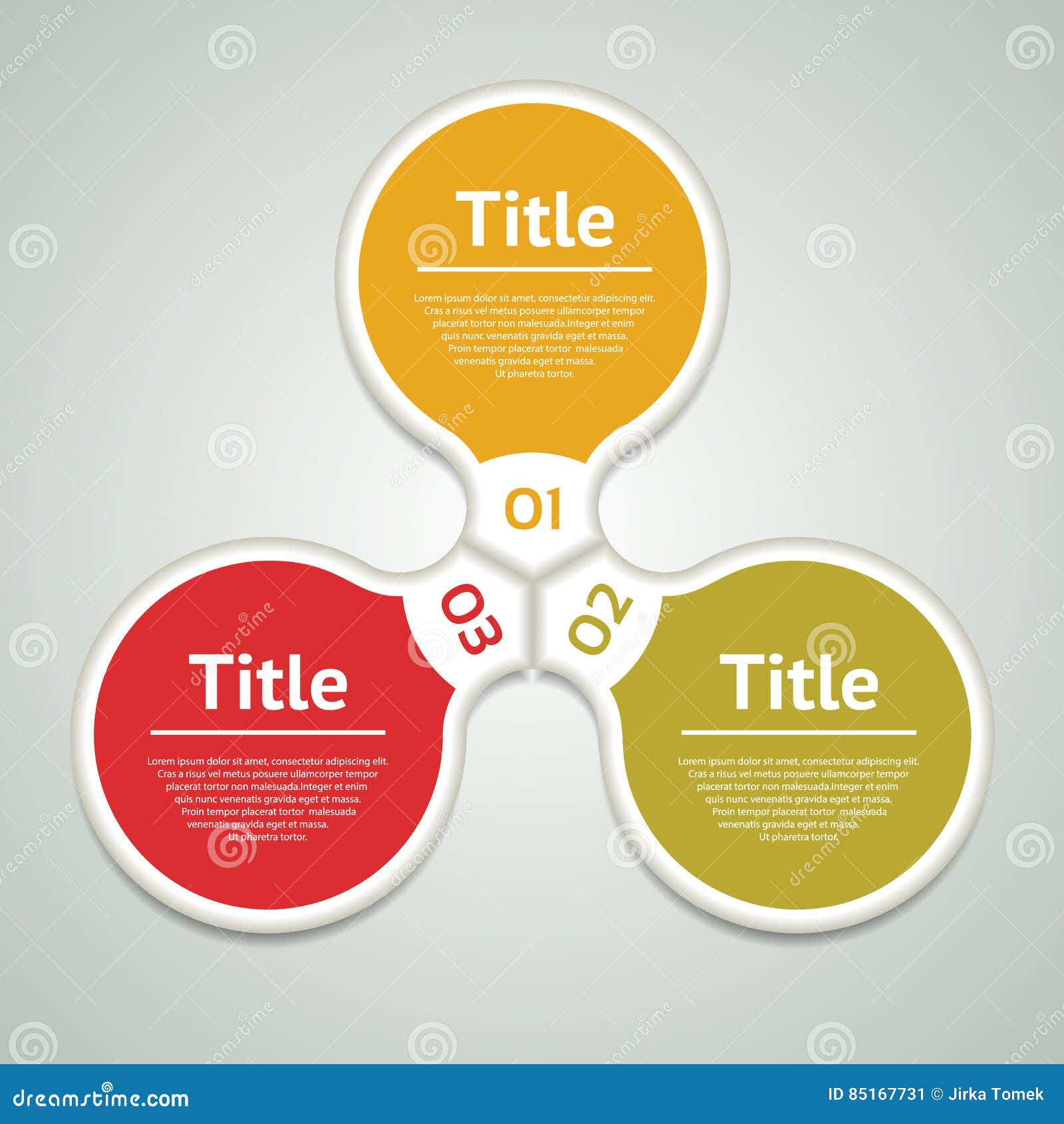 Three Options Puzzle Jigsaw Diagram Info Graphic Vector Illustration ...
