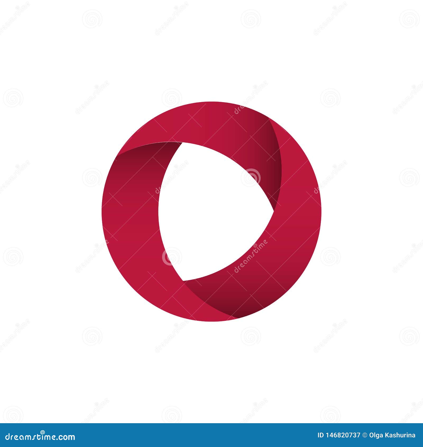 Vector Circle Logo Design Template . Infinite Loop Shape Cycle Creative ...