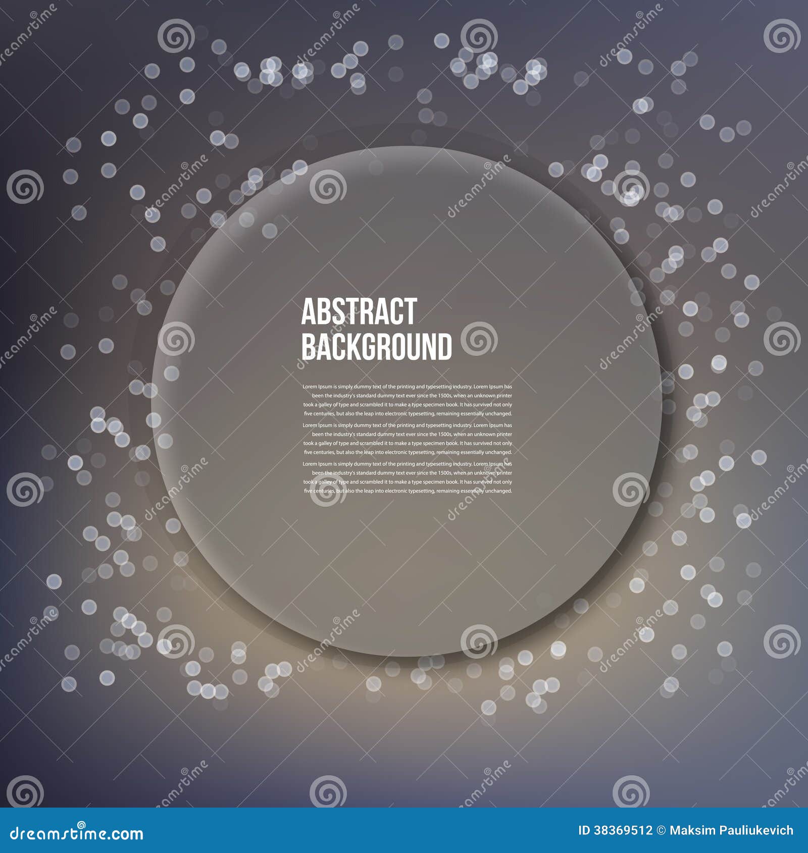 Vector Circle Object. Design Trend and Transparent Stock Vector ...