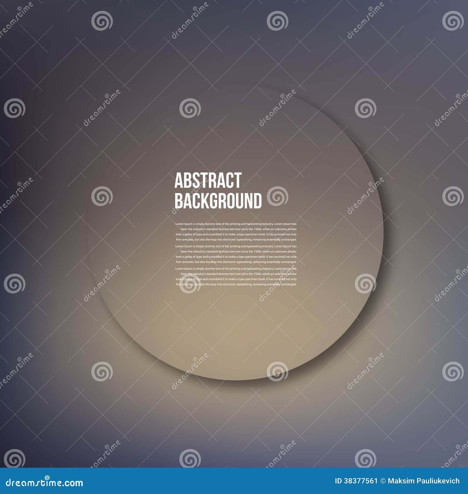 Vector Circle Object. Design Trend and Transparent Stock Vector ...