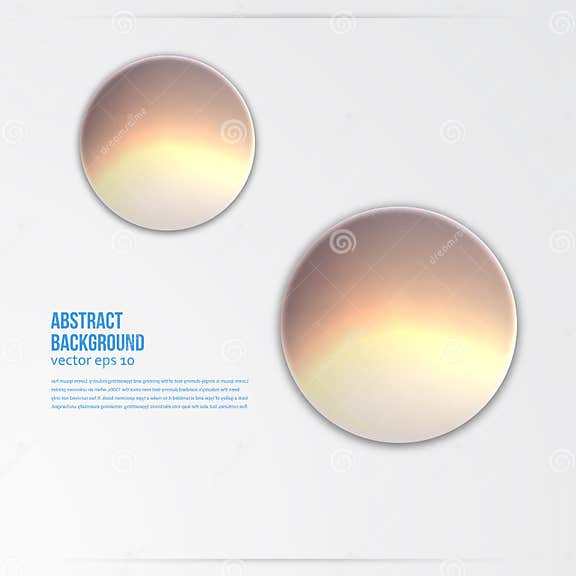 Vector Circle Object. Design Trend and Transparent Stock Vector ...