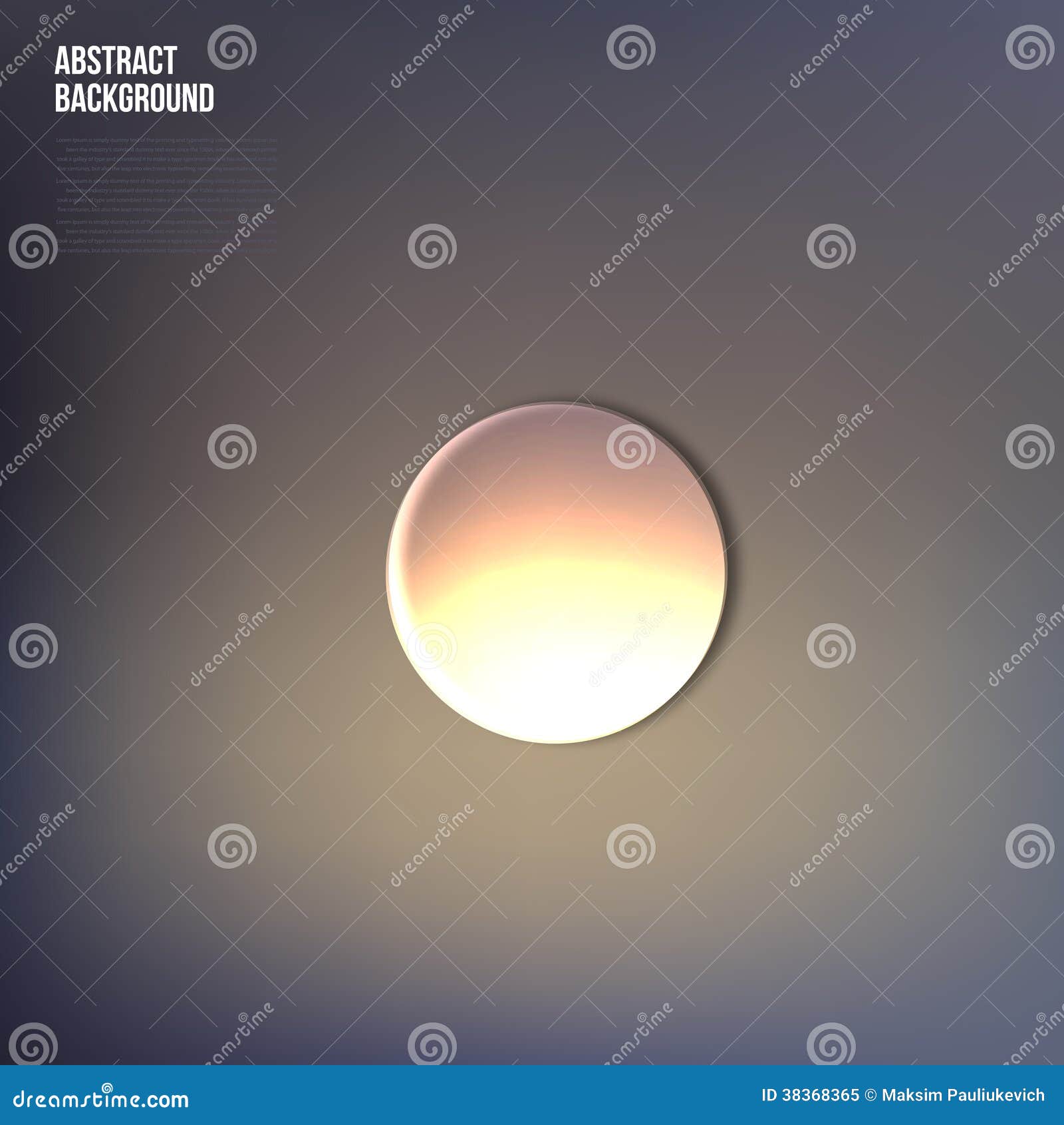 Vector Circle Object. Design Trend and Transparent Stock Vector ...