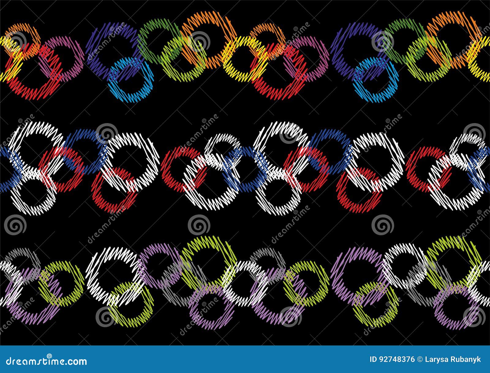 Vector Circle Ornament Title Background Stock Illustration ...