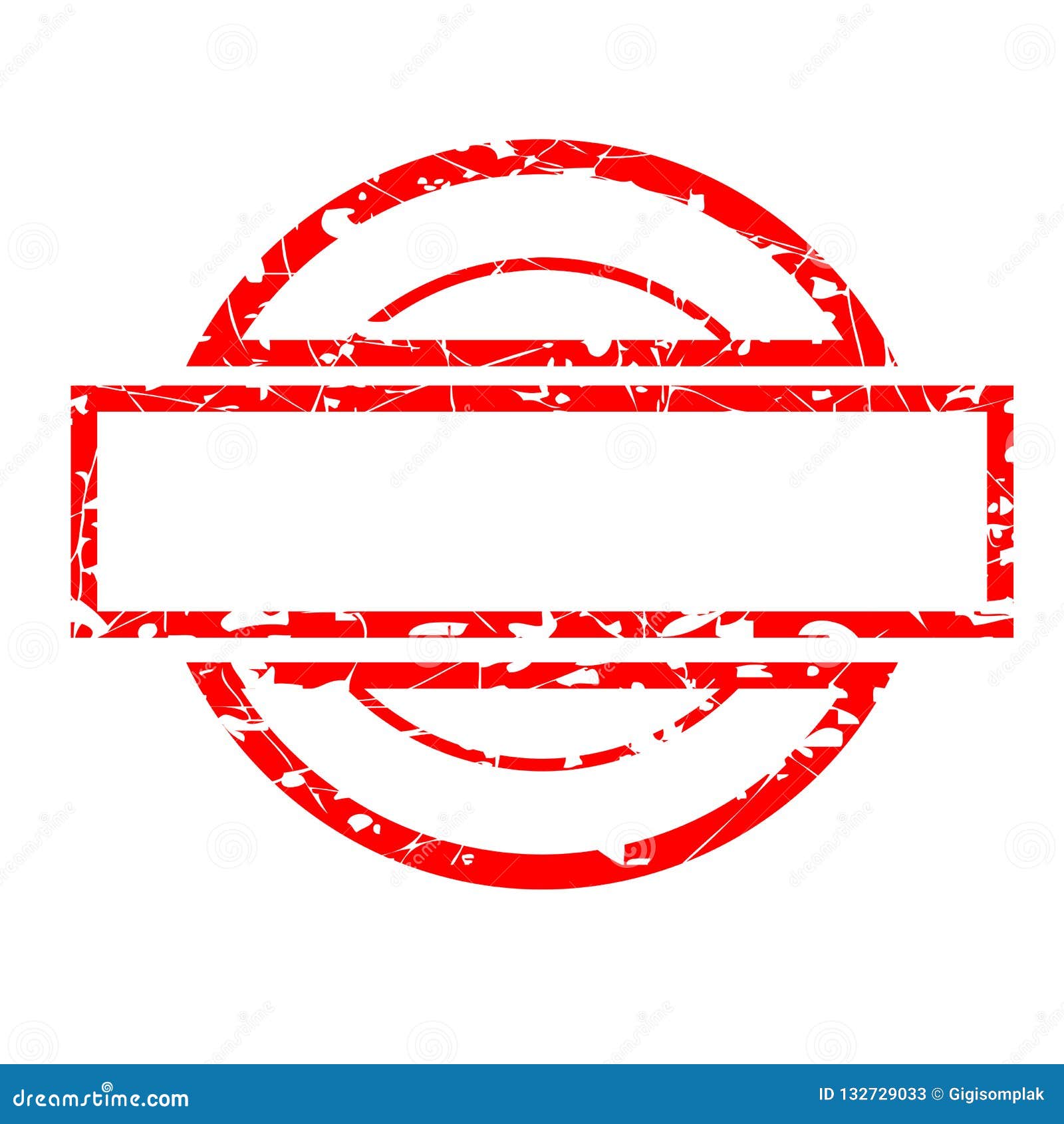 Circle Rubber Stamp Effect for Your Element Design Stock Vector ...