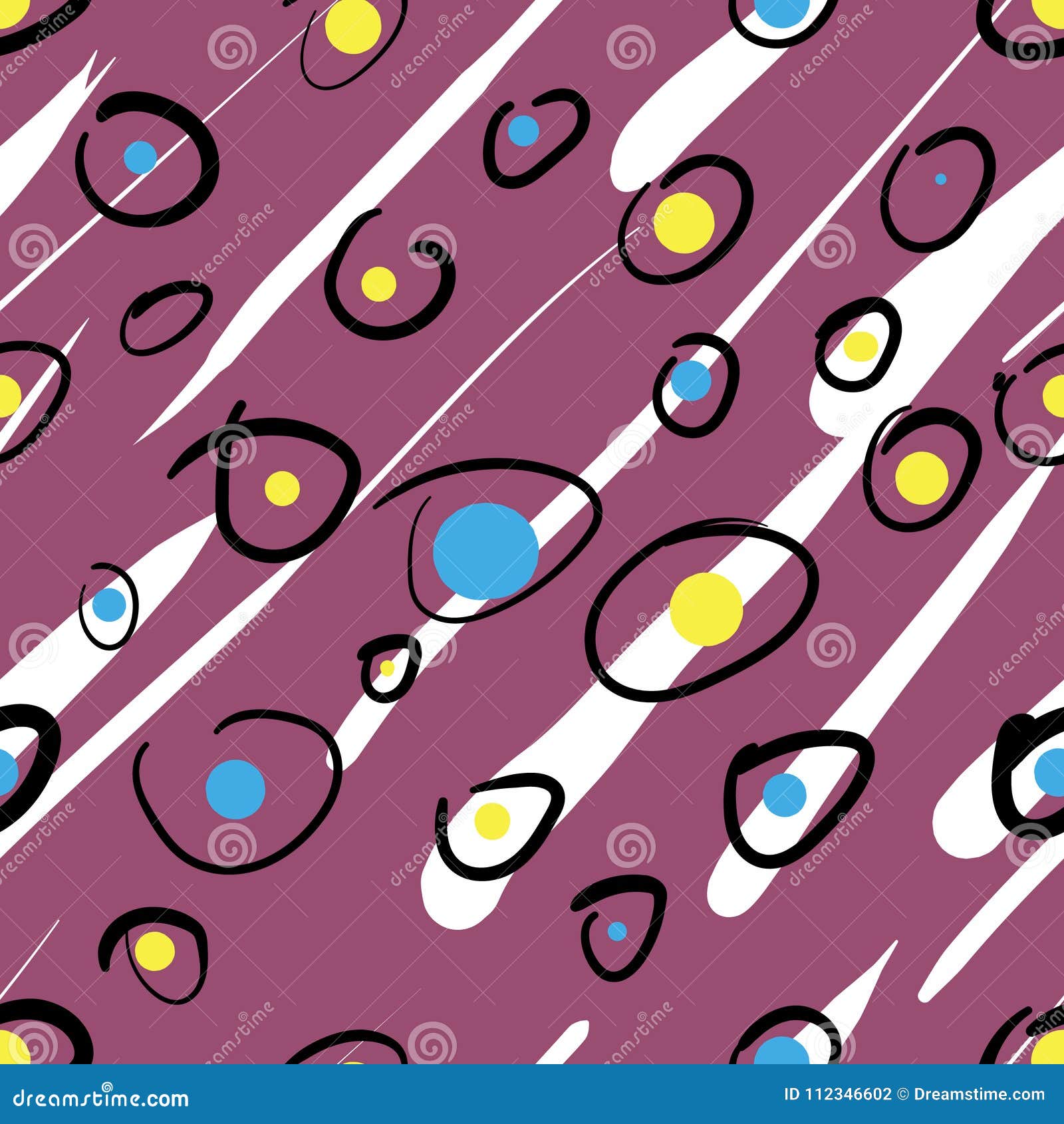 Circle buble pattern stock vector. Illustration of element - 112346602