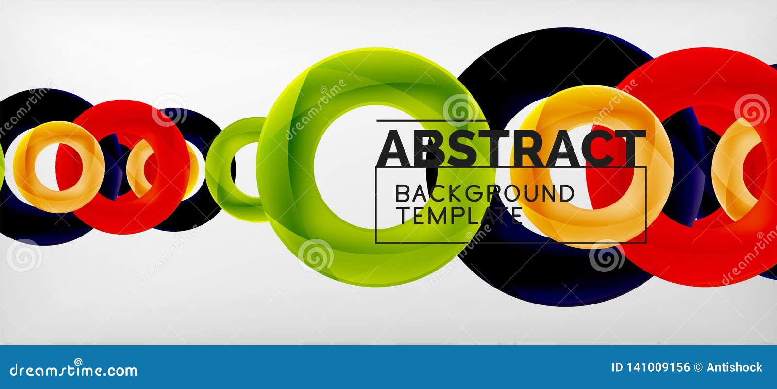 Vector Circles Abstract Background Stock Vector - Illustration of ...