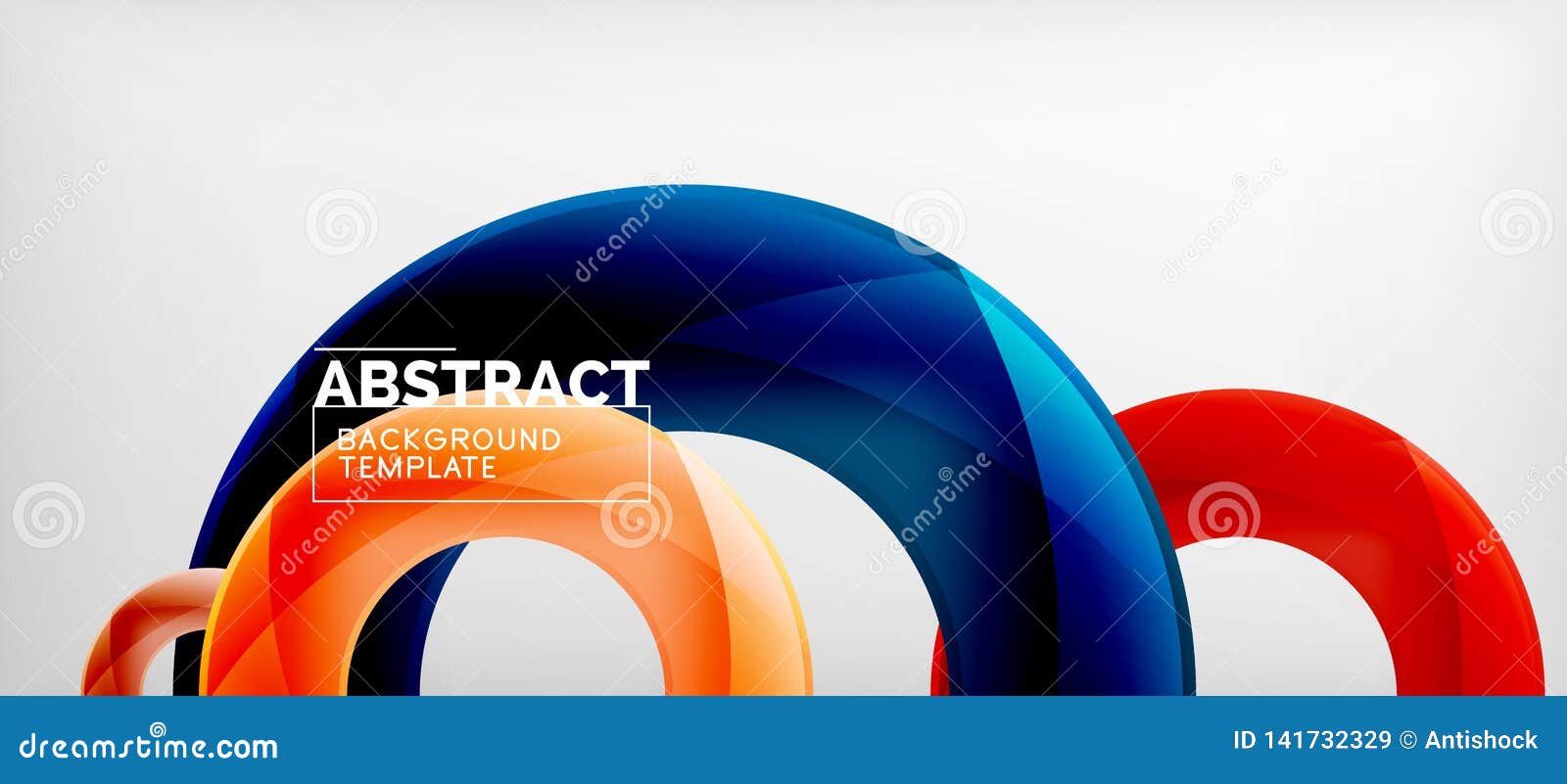 Vector Circles Abstract Background Stock Vector - Illustration of ...