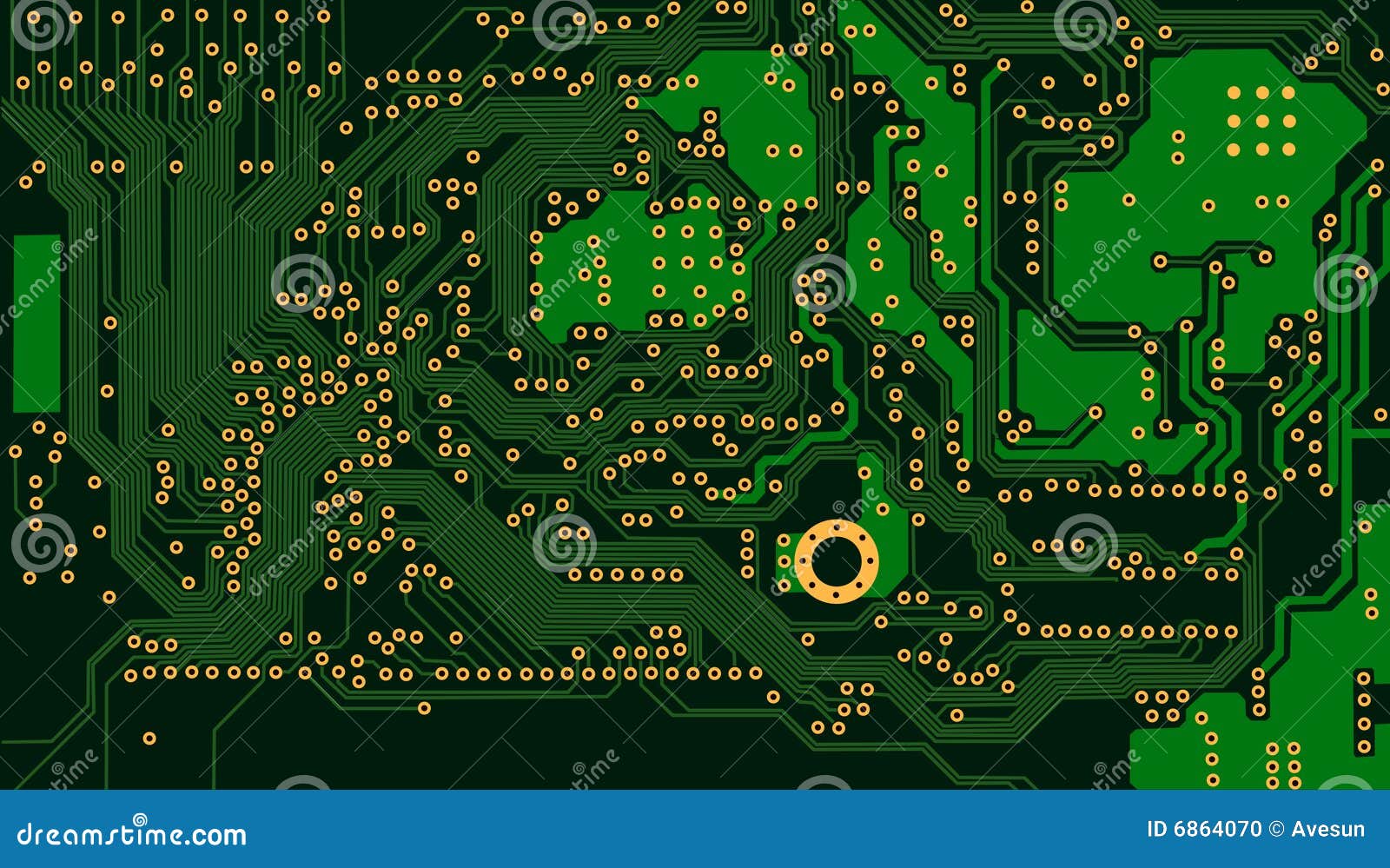 Motherboards. Modern Line Art Illustration With Cartoon Vector ...