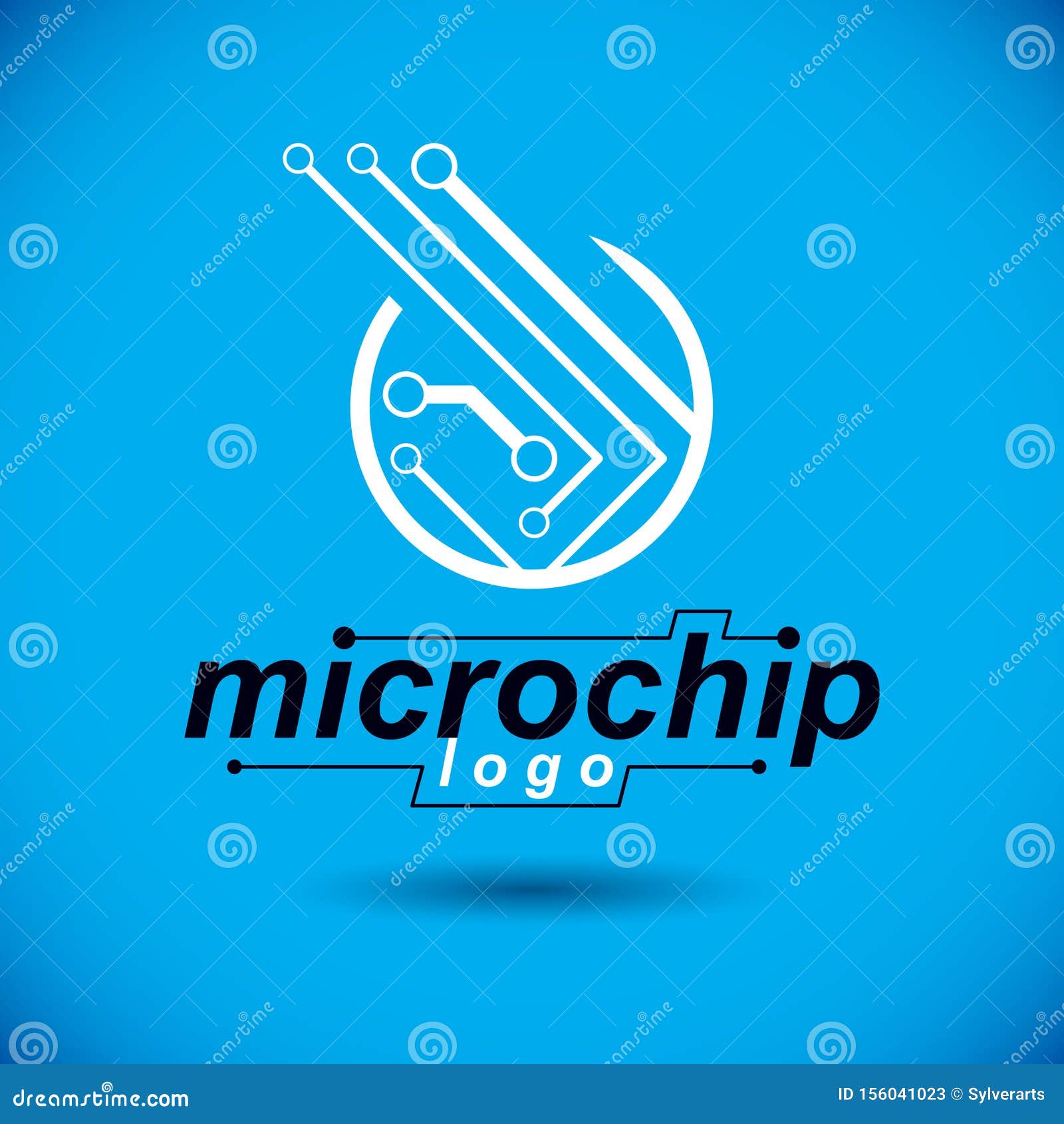 Vector Circuit Board, Digital Technologies Abstraction. Computer ...