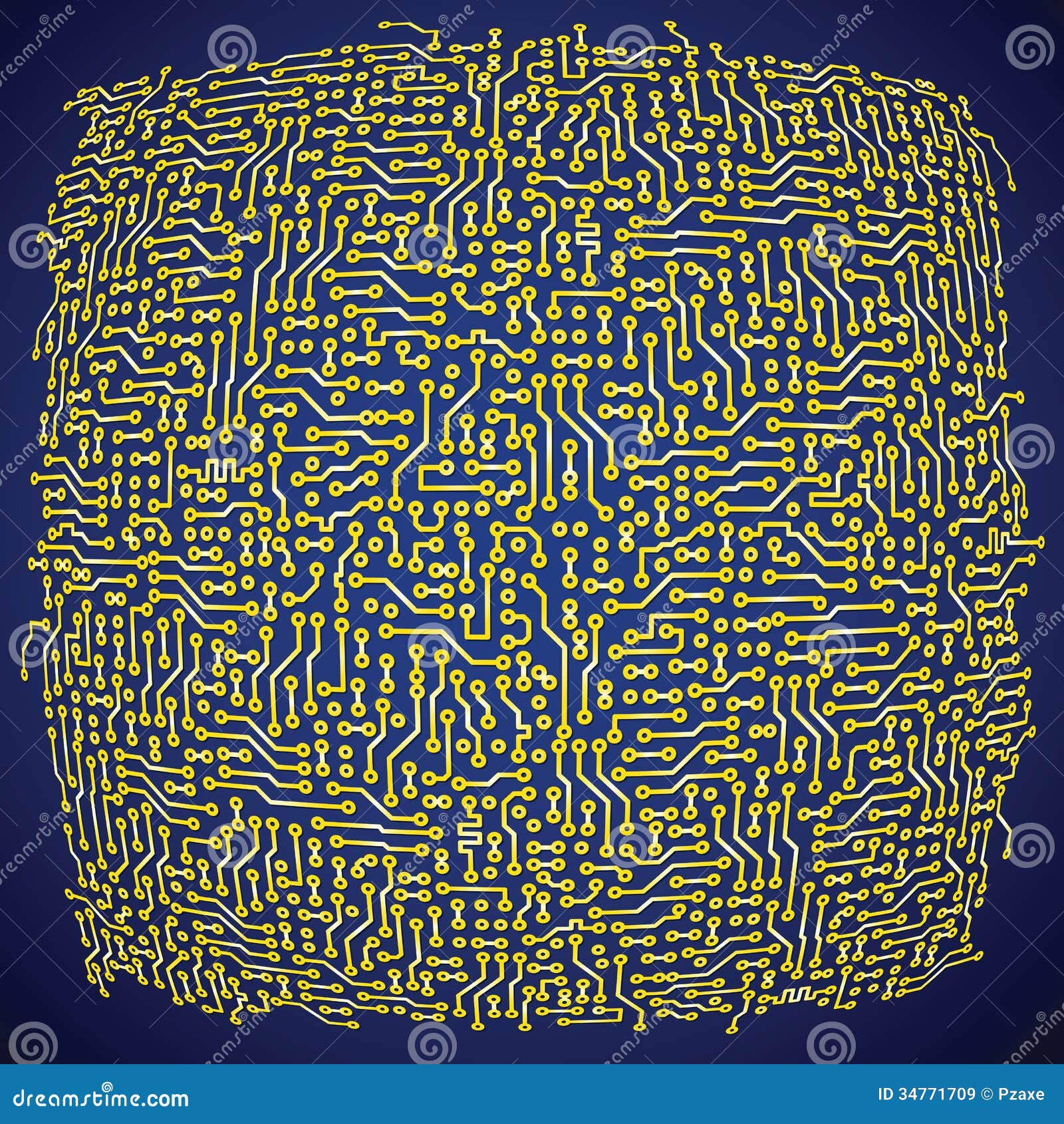 Vector Circuit Board Electronic Abstract Backgroun Stock Vector ...