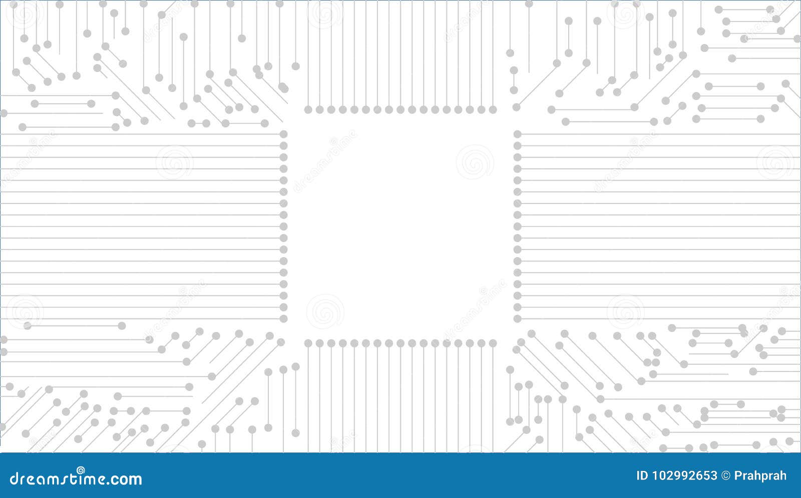 Vector Circuit Board Techno Background Stock Illustration ...