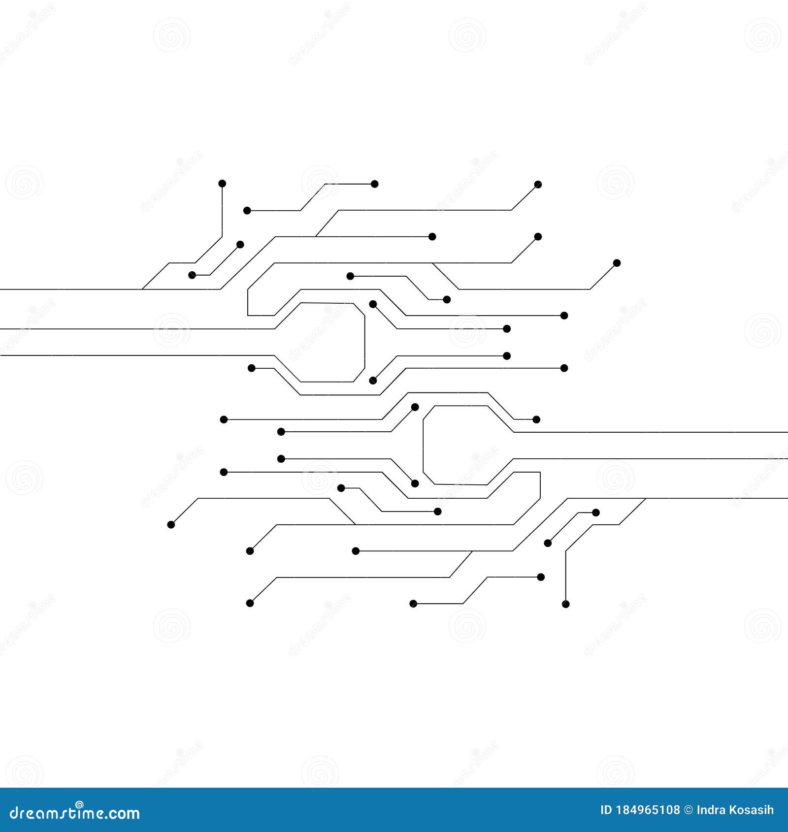 Vector of Circuit Technology Template Illustration Stock Vector ...