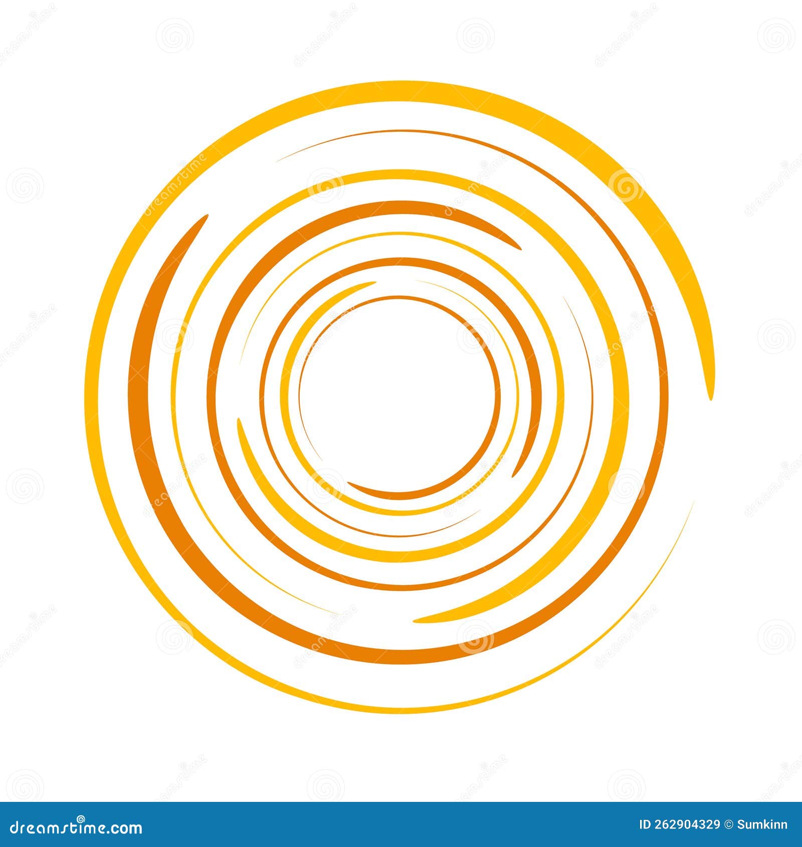 Vector circular banner. stock vector. Illustration of circle - 262904329