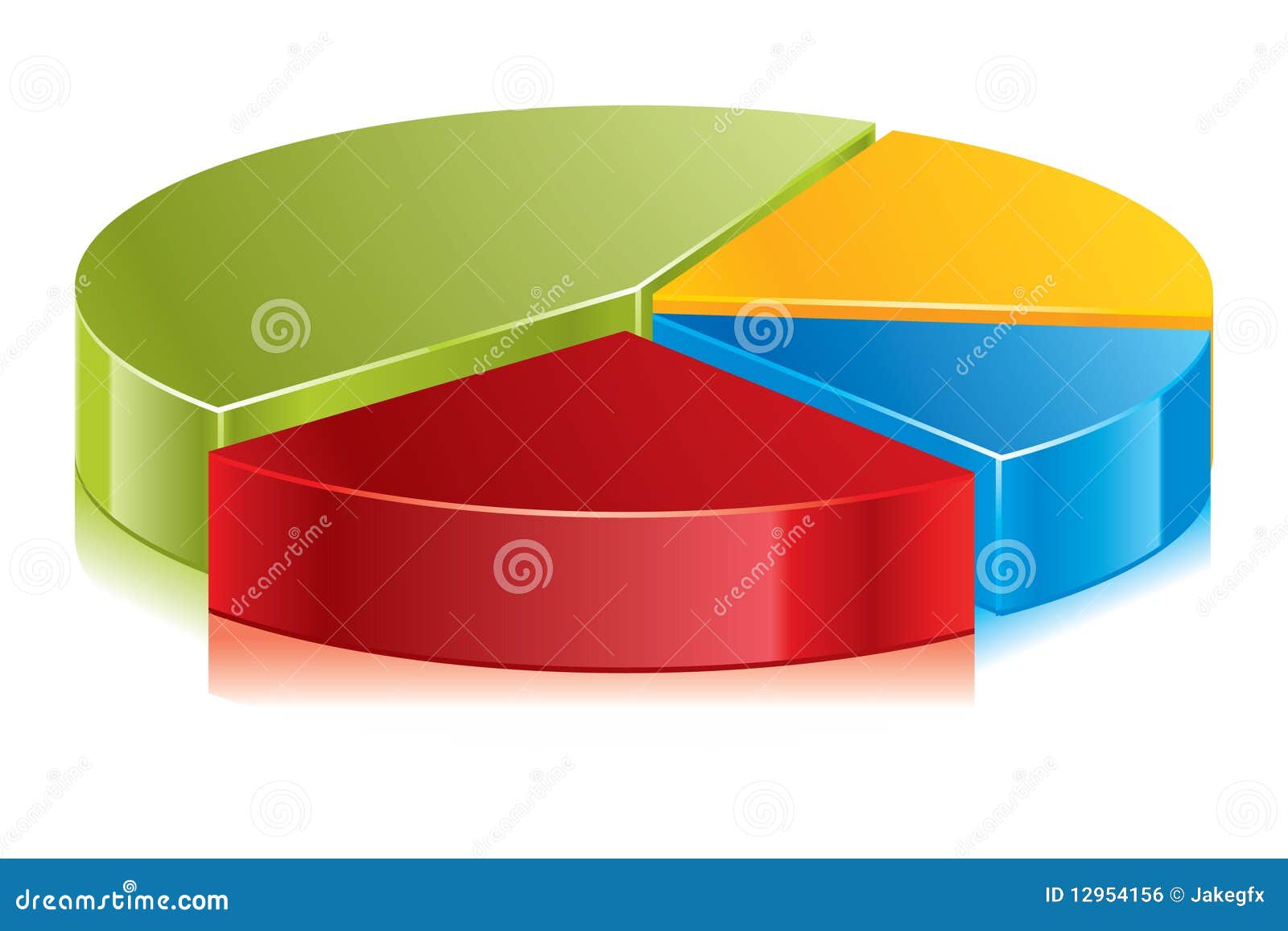 Vector circular diagram stock vector. Illustration of global - 12954156