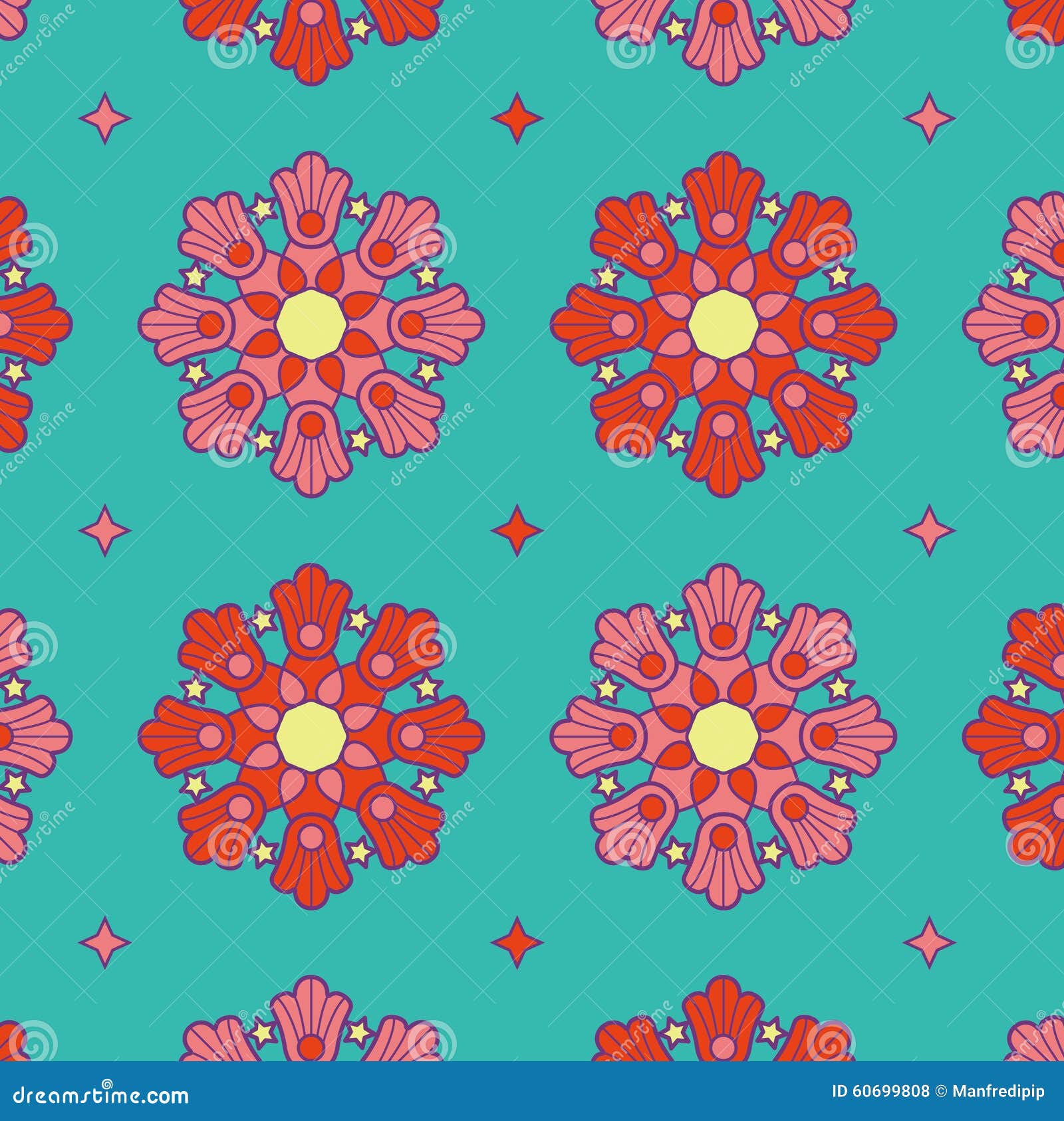 Vector Circus and Star Pattern Design Stock Vector - Illustration of ...