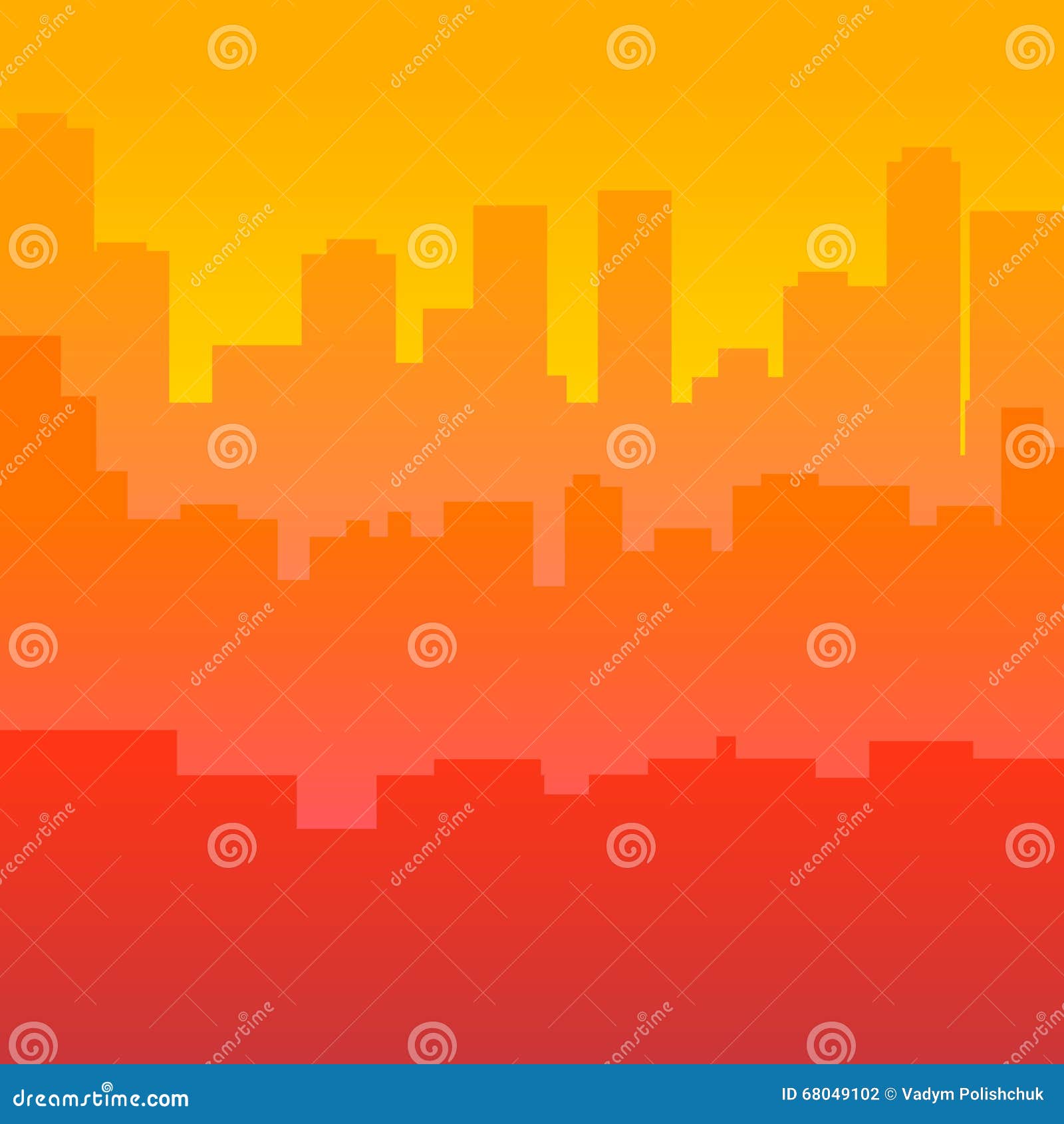 Vector City Contours of Buildings. Stock Vector - Illustration of ...