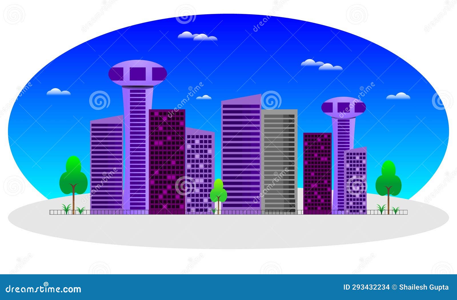 Vector City Eclipse Stock Illustration Stock Illustration ...