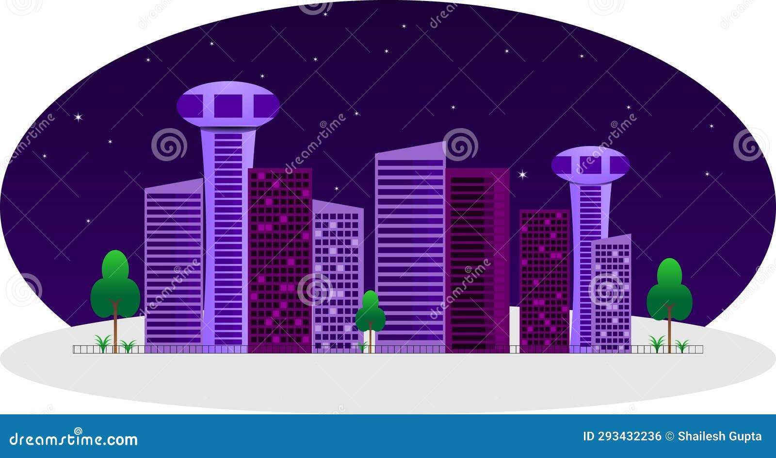 Vector City Eclipse Stock Illustration Stock Illustration ...
