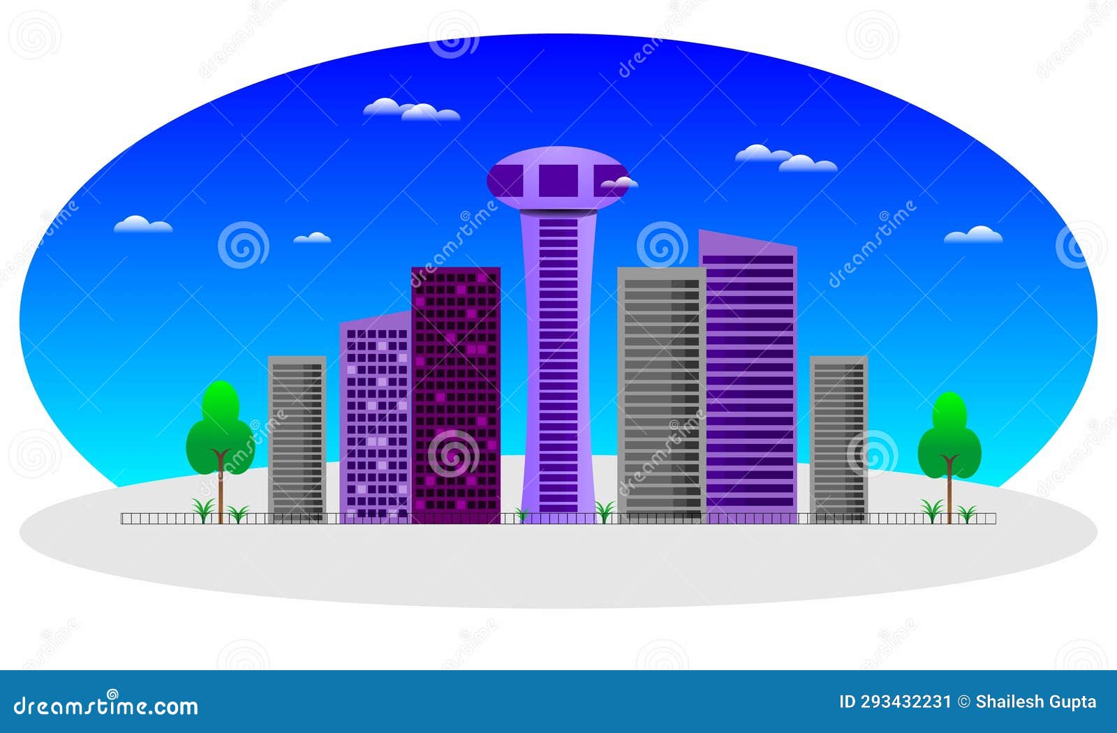 Vector City Eclipse Stock Illustration Stock Illustration ...