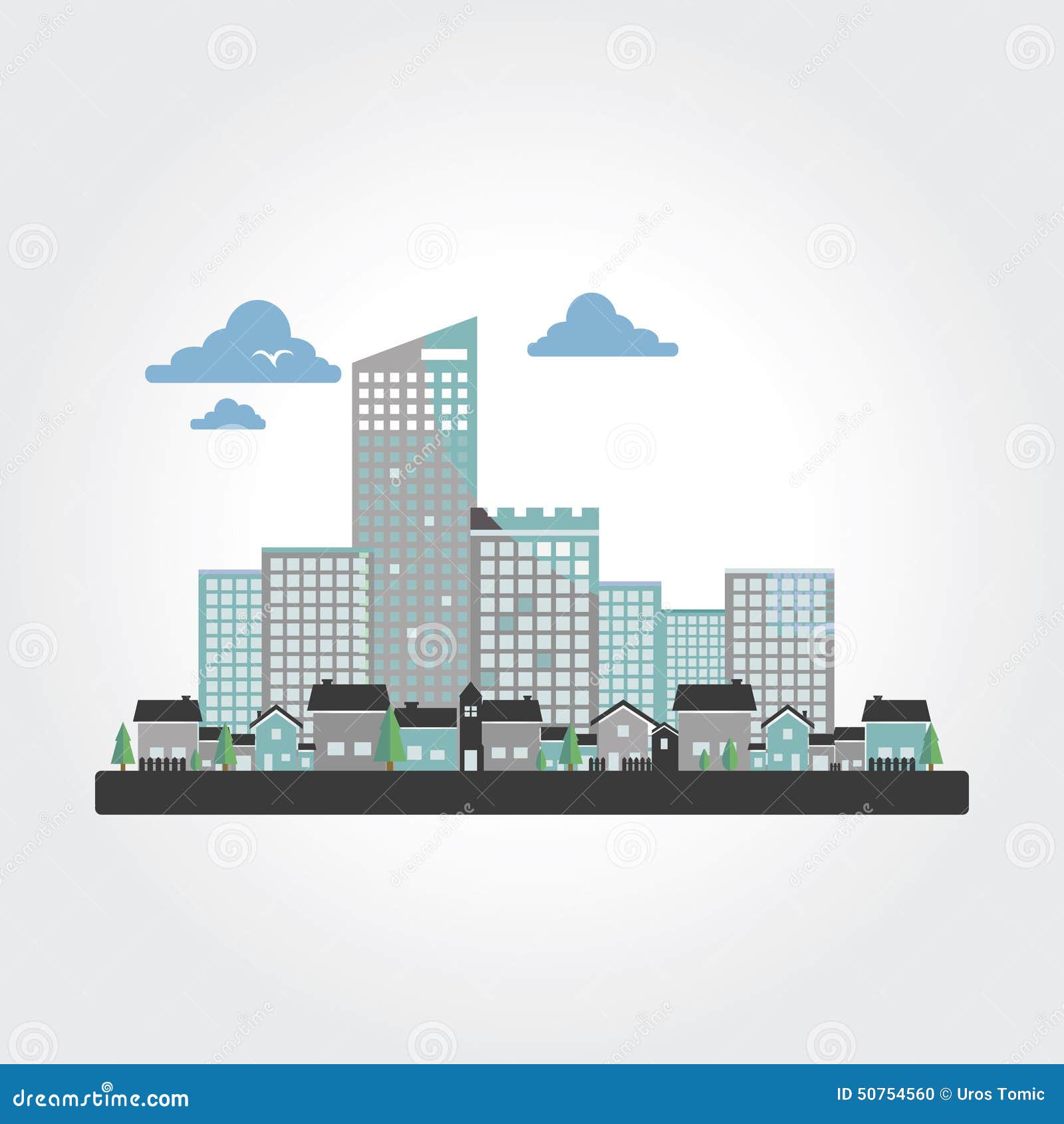 Simple Cityscape Vector