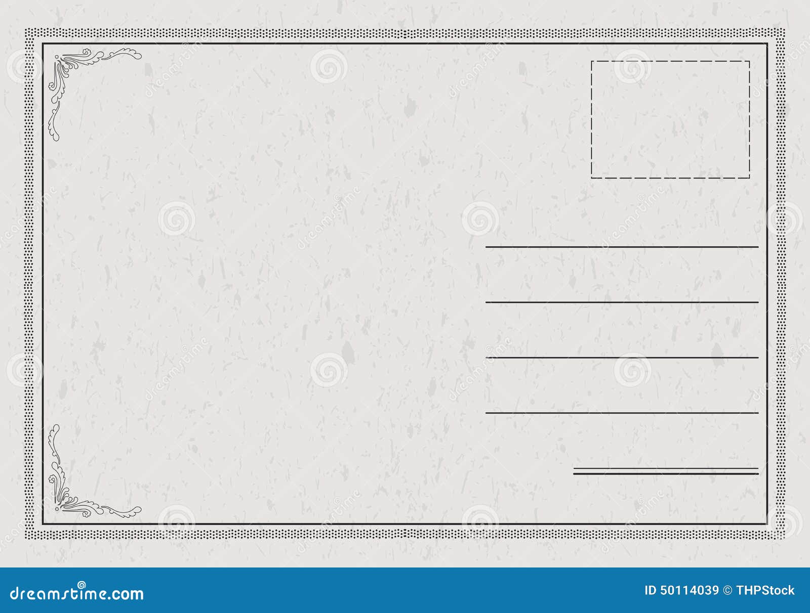 Vector Clásico De La Postal Ilustración del Vector - Ilustración de ...