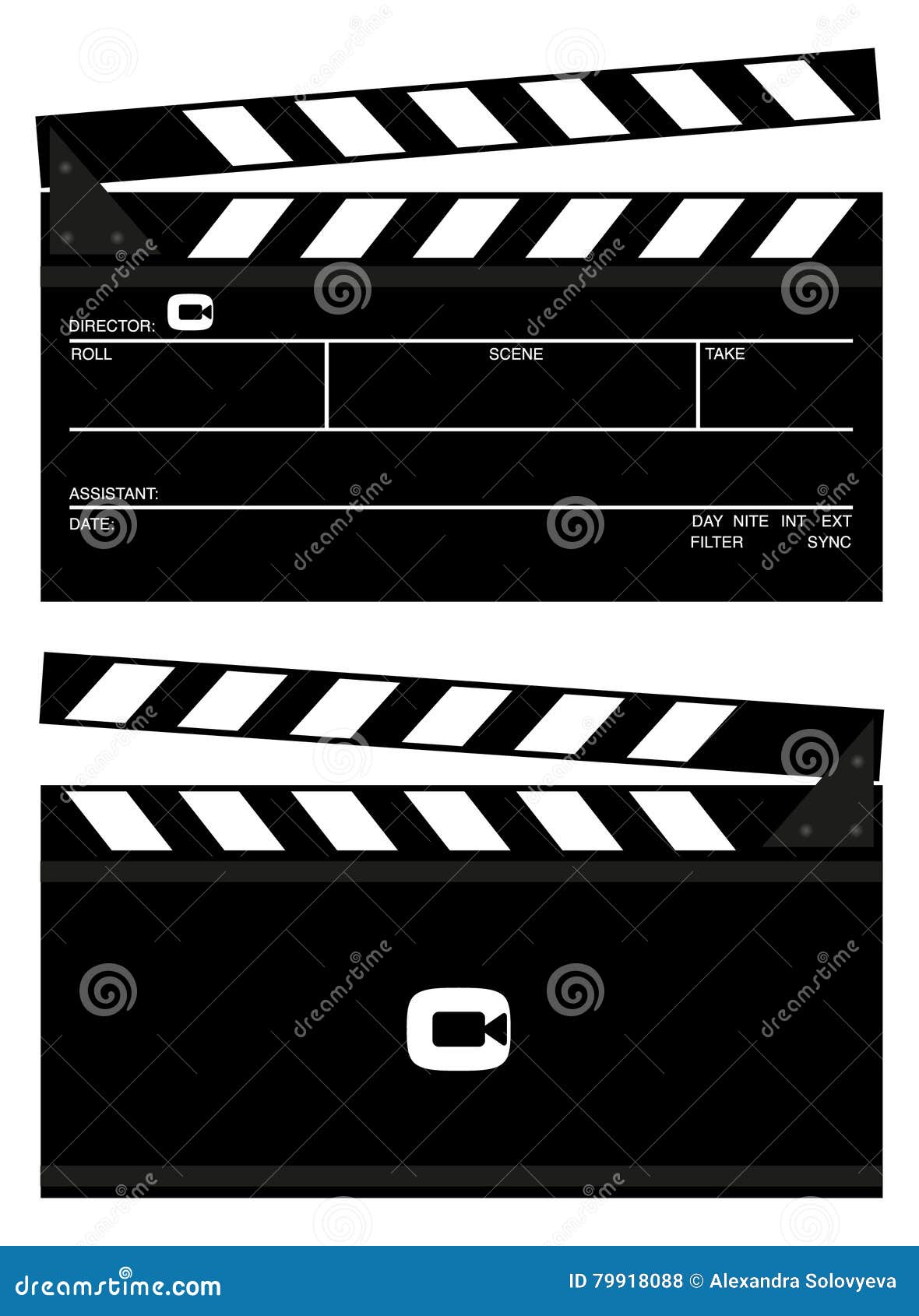 Vector Clapboard | CartoonDealer.com #9778734