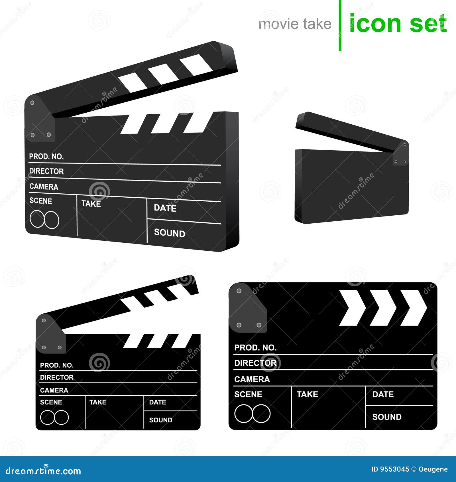Vector Clapboard | CartoonDealer.com #9778734